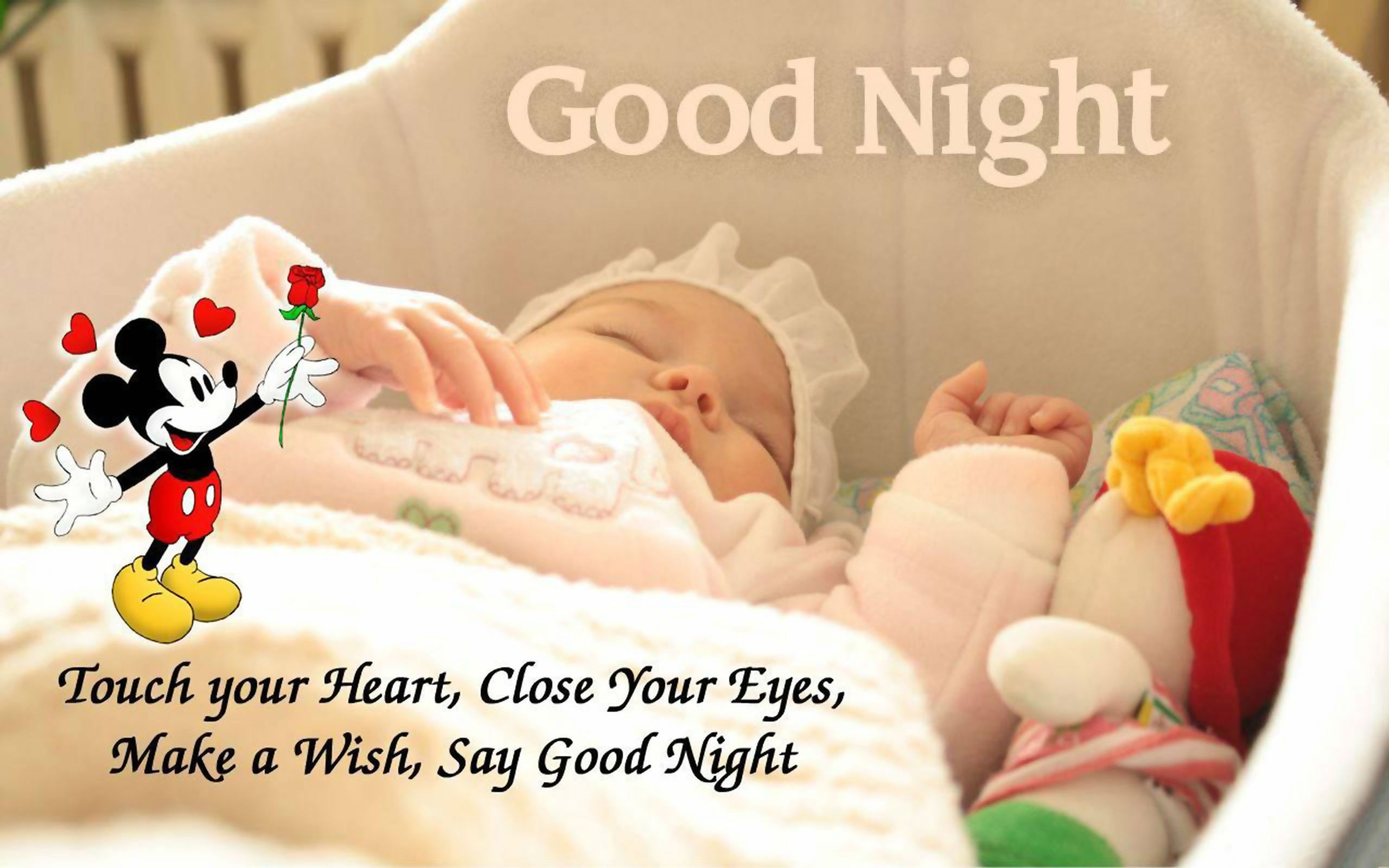 Good Night Heart Touching (#8350) - HD Wallpaper & Backgrounds Download