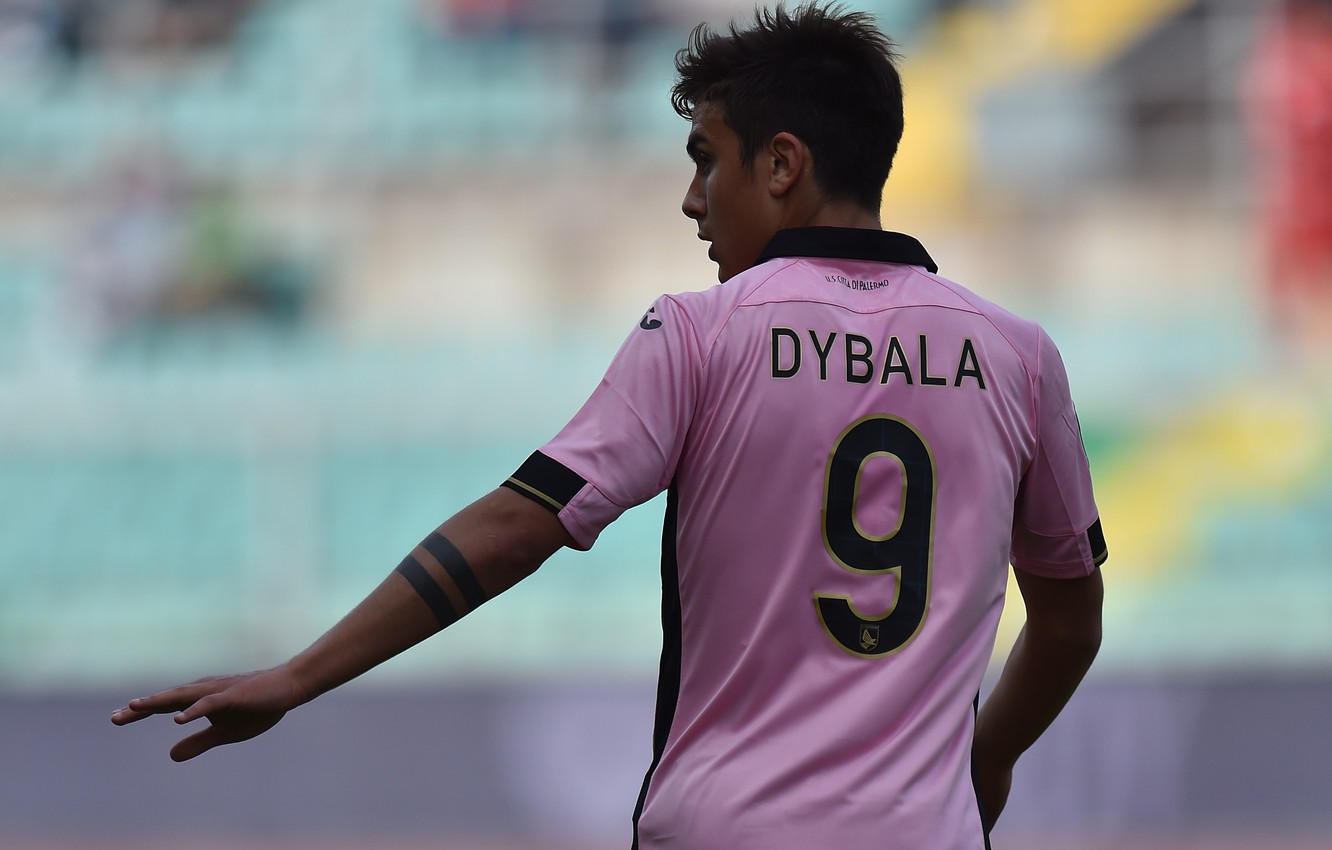 Photo Wallpaper Palermo, Pink-black, Paulo Dybala, - Paulo Dybala ...