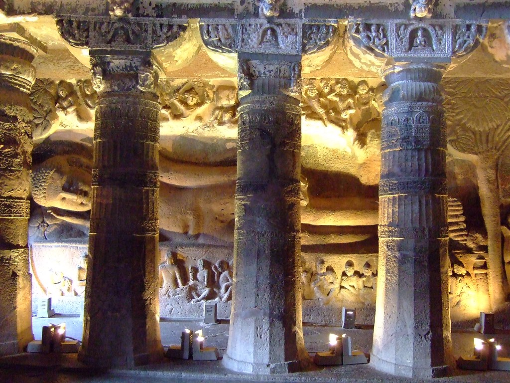 Cave 26, Ajanta Caves - Ajanta Caves (#1004297) - HD Wallpaper ...