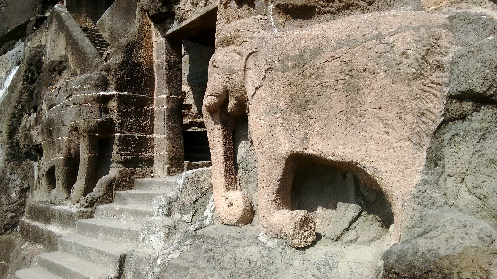 Ajanta Caves - Ruins (#1004563) - HD Wallpaper & Backgrounds Download