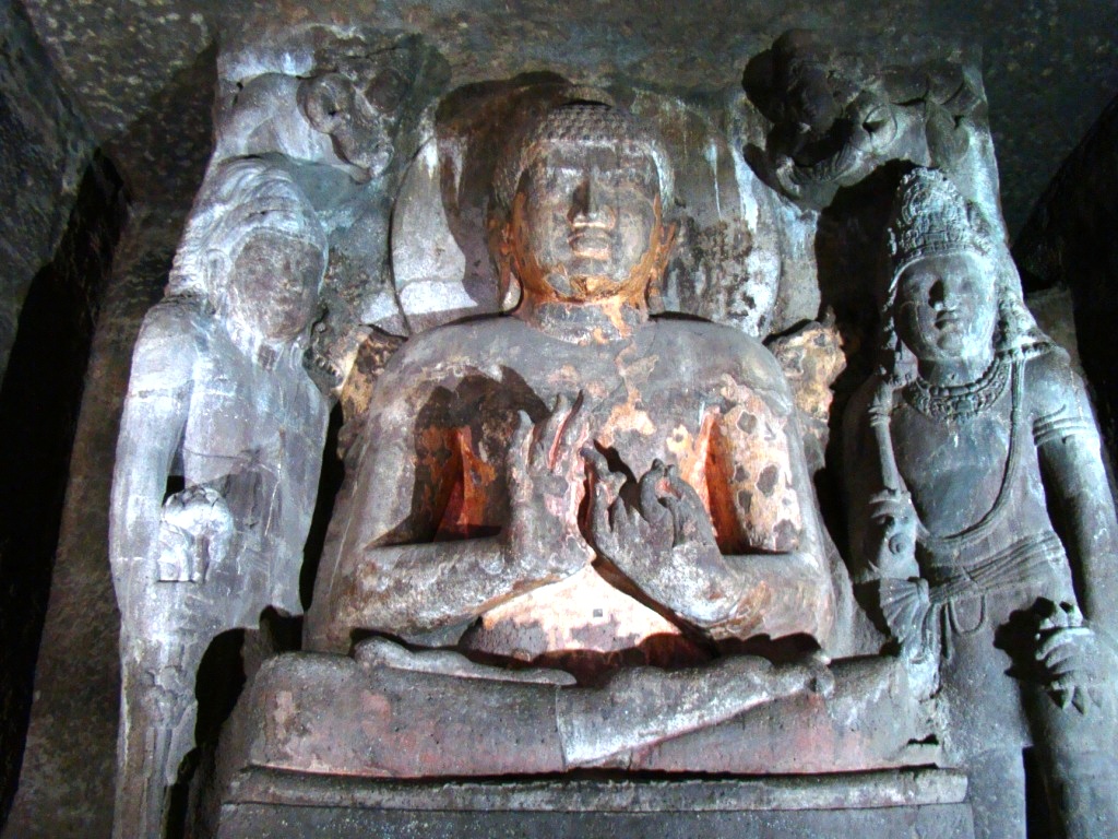 The Buddha In - Ajanta Caves (#1004732) - HD Wallpaper & Backgrounds ...