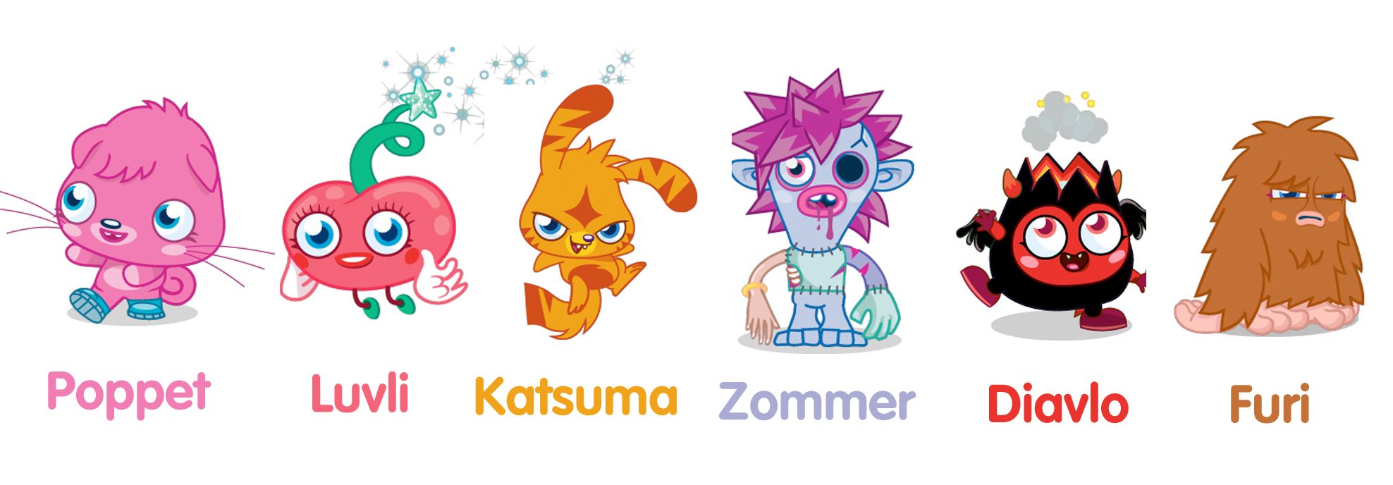 Moshi Monster Teams - Moshi Monsters Main Characters Names (#1011541 ...