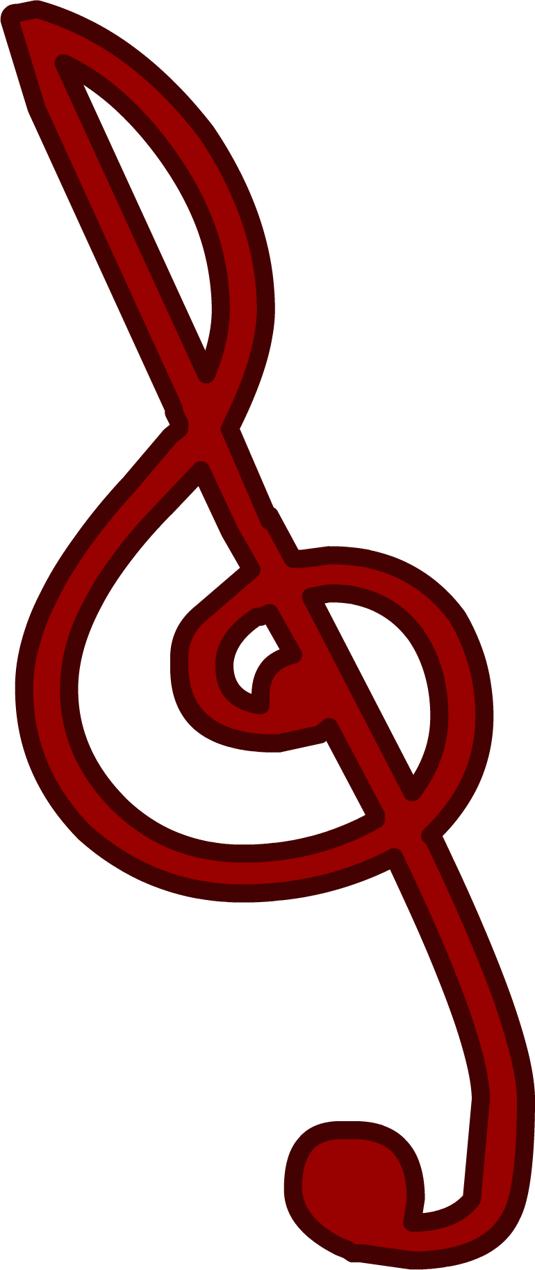 Treble Clef - Treble Clef Red Png (#1013448) - HD Wallpaper ...