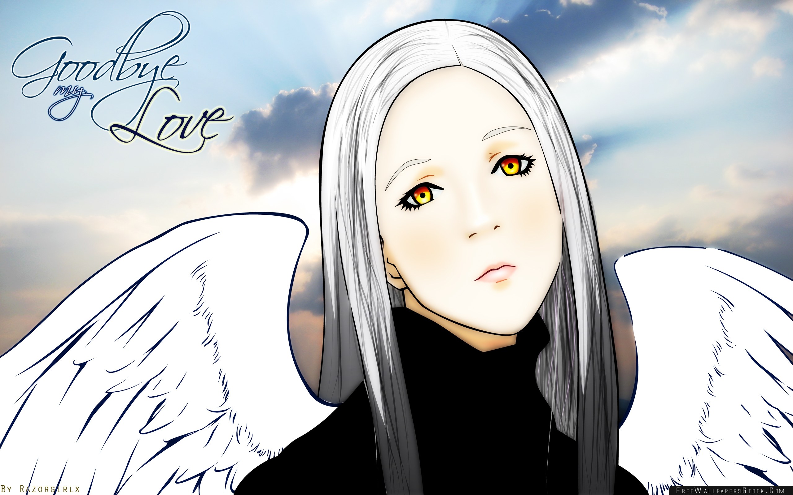 Ergo Proxy Goodbye Love Blonde Eyes Wings Wallpaper - Monad Proxy Ergo ...