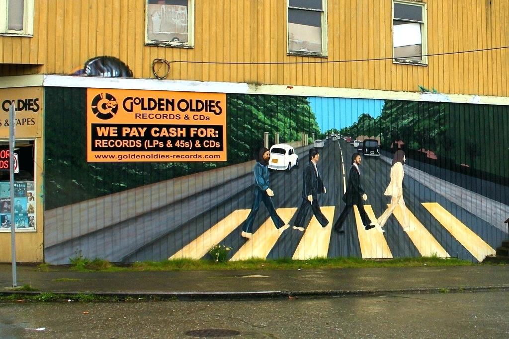 Mural Beatles (#1073015) - HD Wallpaper & Backgrounds Download