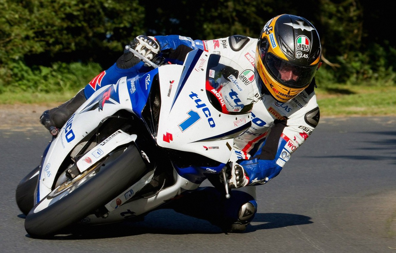 Photo Wallpaper Suzuki, Guy Martin, Agv, Theisleofman, - Guy Martin ...