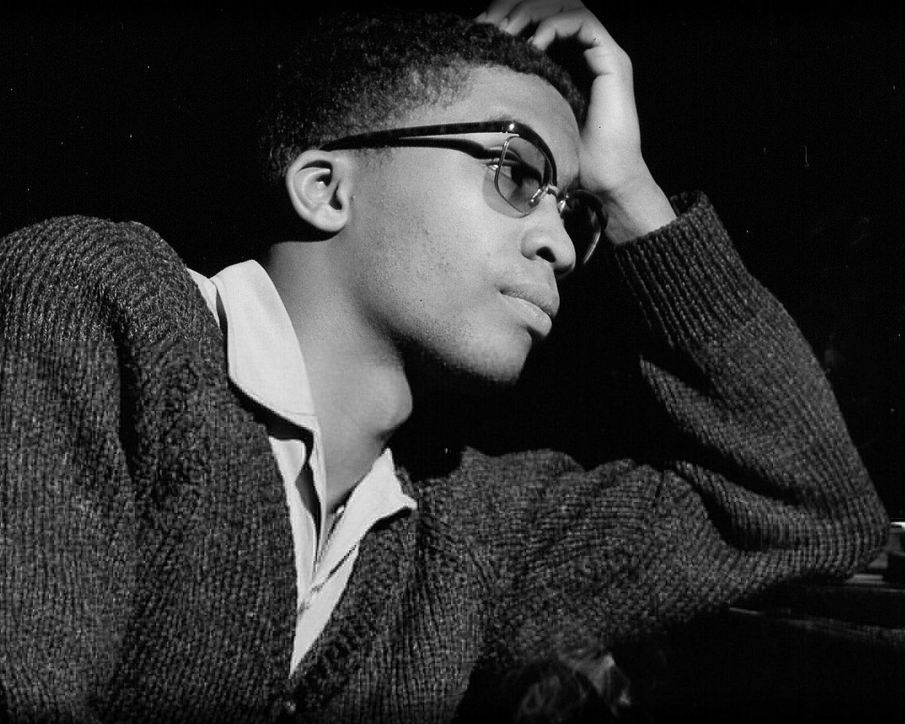 Wallpaper Herbie Hancock, Glasses, Sweater, Man - Herbie Hancock ...