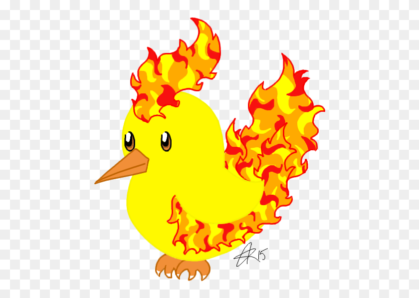 Moltres Chibi - Rooster (#1079820) - HD Wallpaper & Backgrounds Download