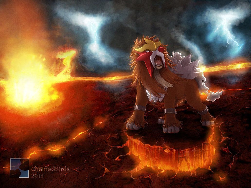 Download - Pokémon Entei Real (#1079905) - HD Wallpaper & Backgrounds ...