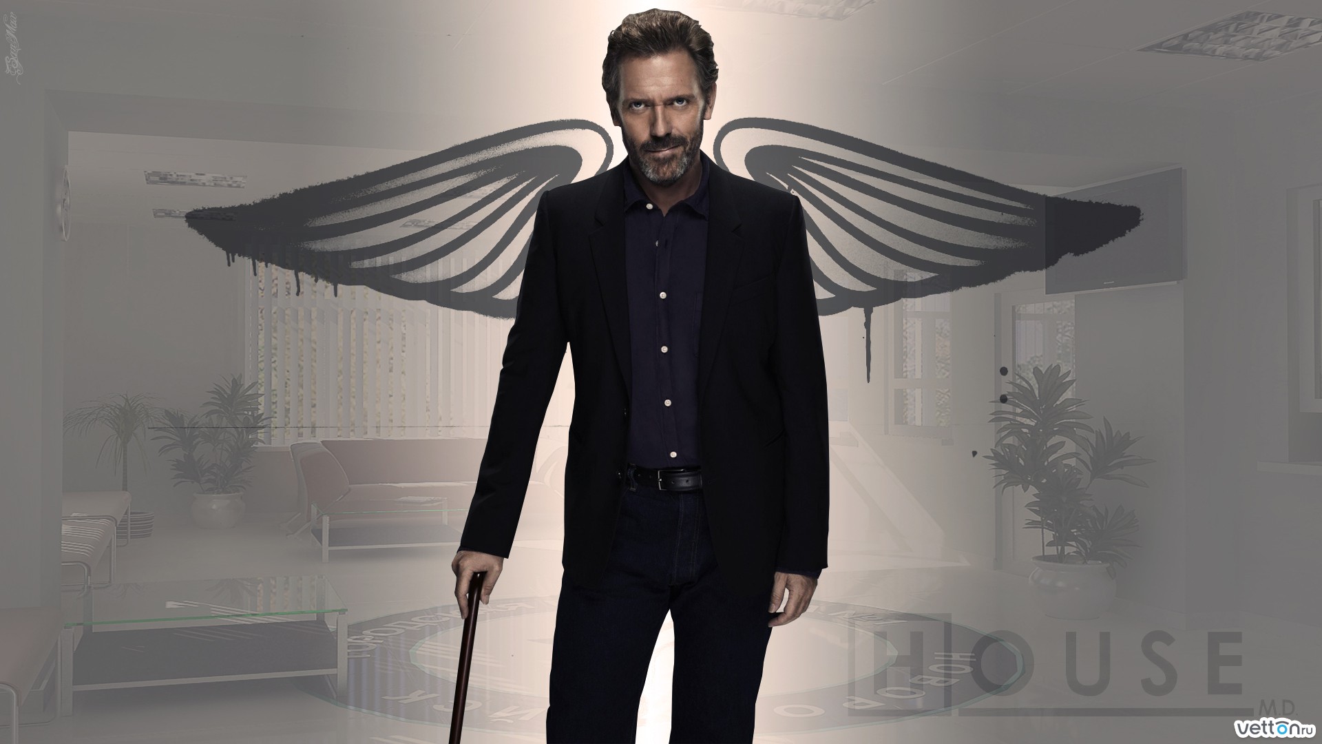 Dr House Wallpapers - Standing (#1084215) - HD Wallpaper & Backgrounds ...