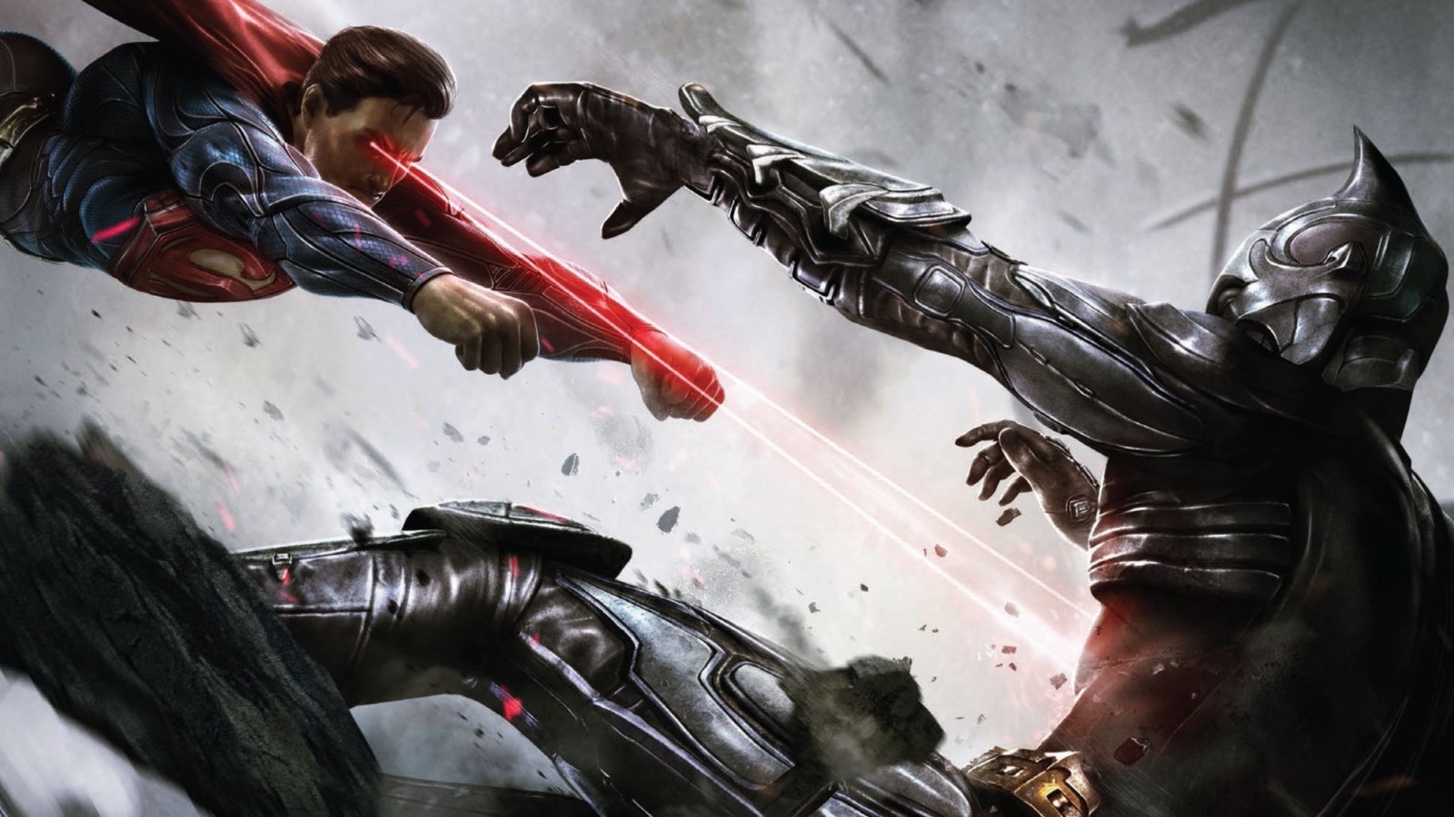 Gods Among Us, Batman Vs Superman, Fight - Superman Vs Batman Flying ...