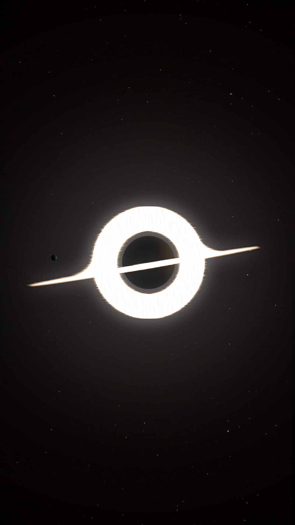 Round White And Black Abstract Illustration, Interstellar - Space ...