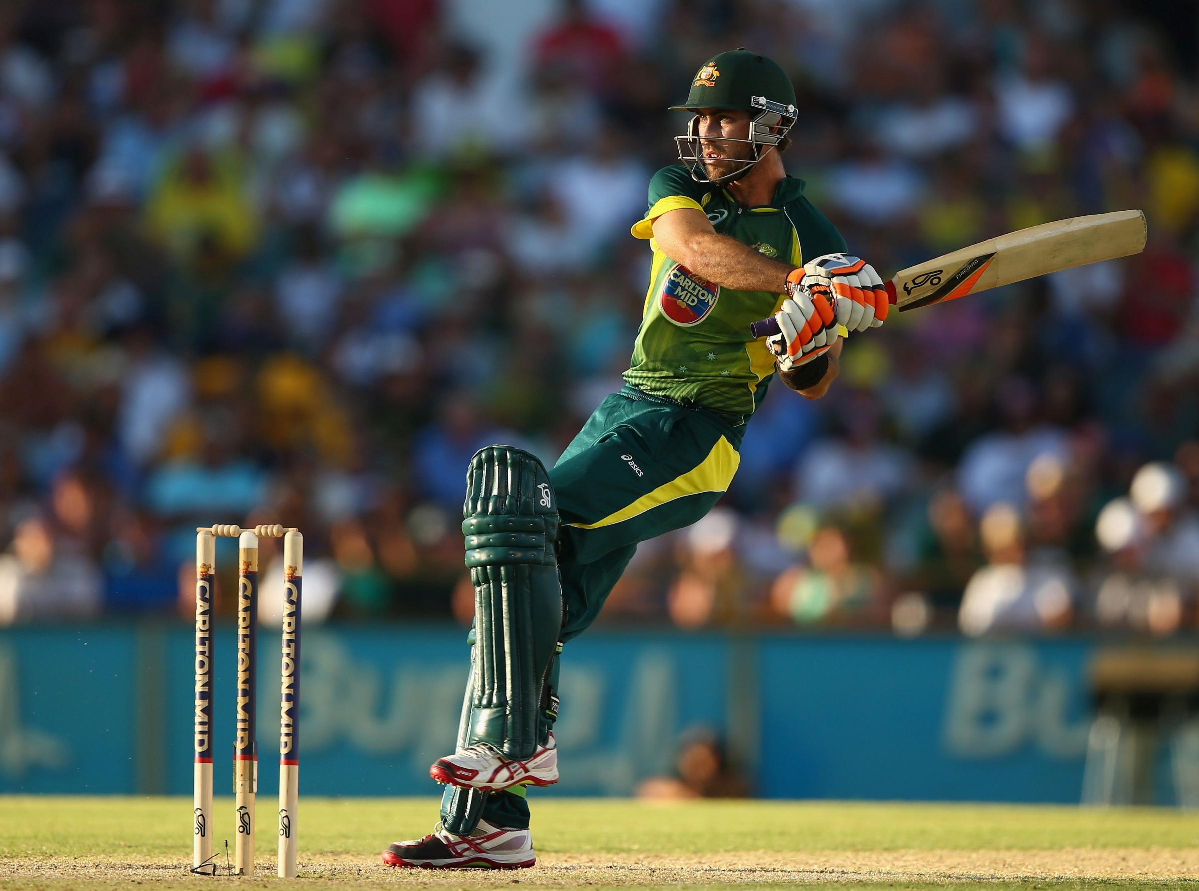 Glenn Maxwell Batting Ipl (#1098560) - HD Wallpaper & Backgrounds Download