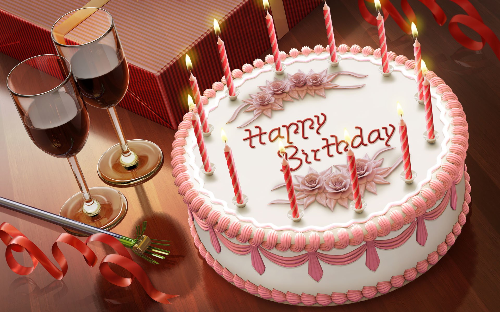 Happy Birthday Full Hd (#110185) - HD Wallpaper & Backgrounds Download