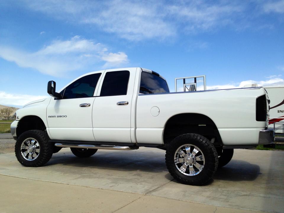 Dodge Cummins Diesel Truck In White Diesel Truck Gallery - Lifted ...