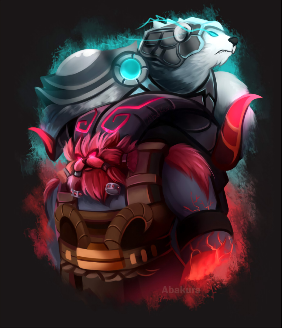 Download Ornn & Volibear By Abakura Hd Wallpaper Background - Ornn ...