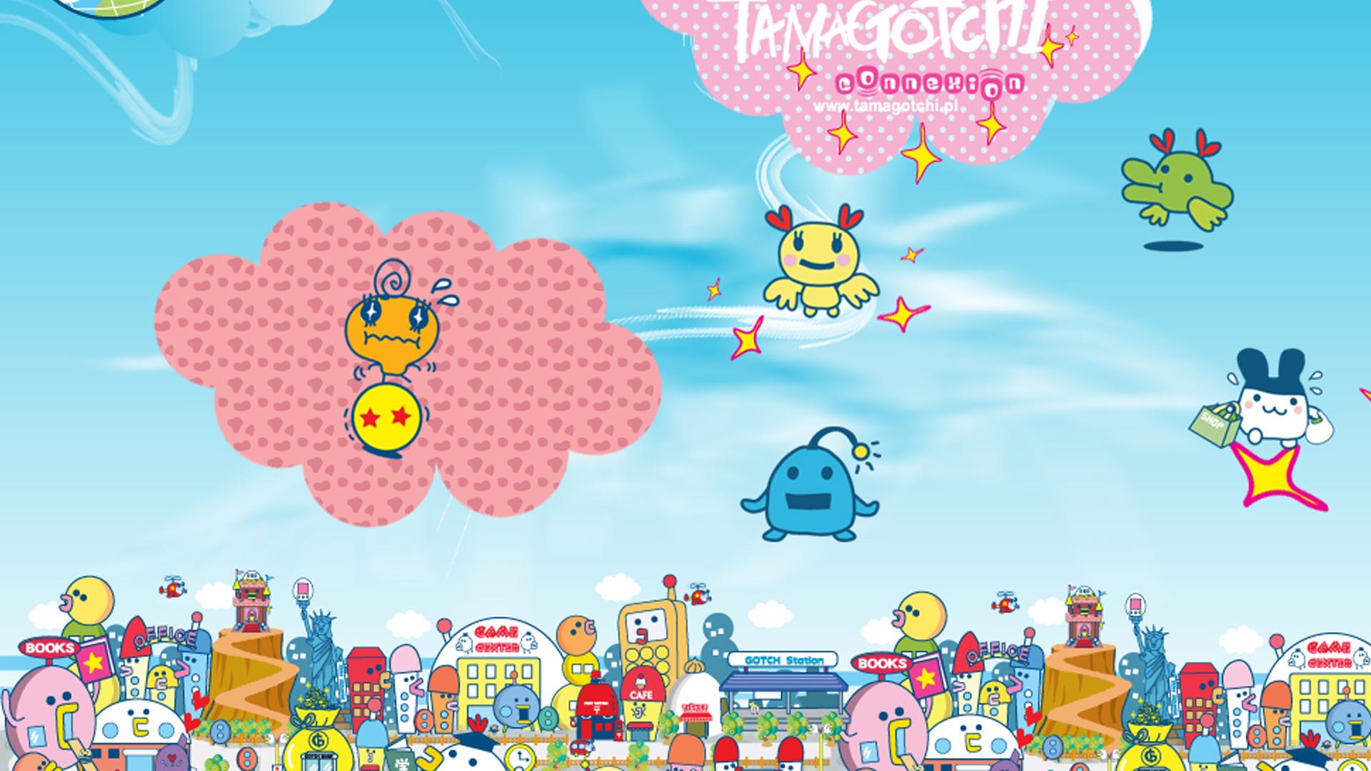 Post Navigation - Tamagotchi Town (#1142005) - HD Wallpaper ...