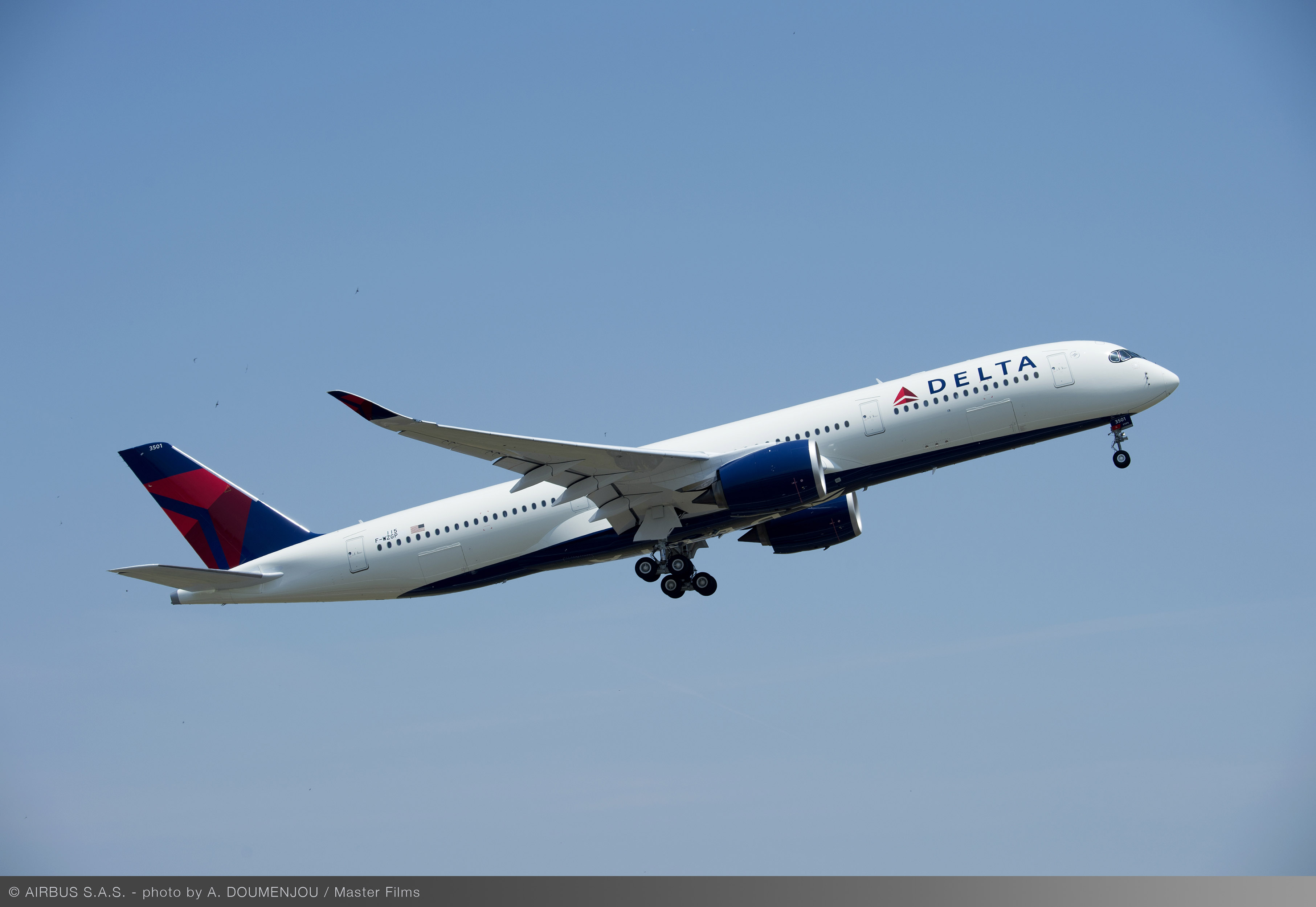 A350 Airborne - Delta A350 (#1144455) - HD Wallpaper & Backgrounds Download