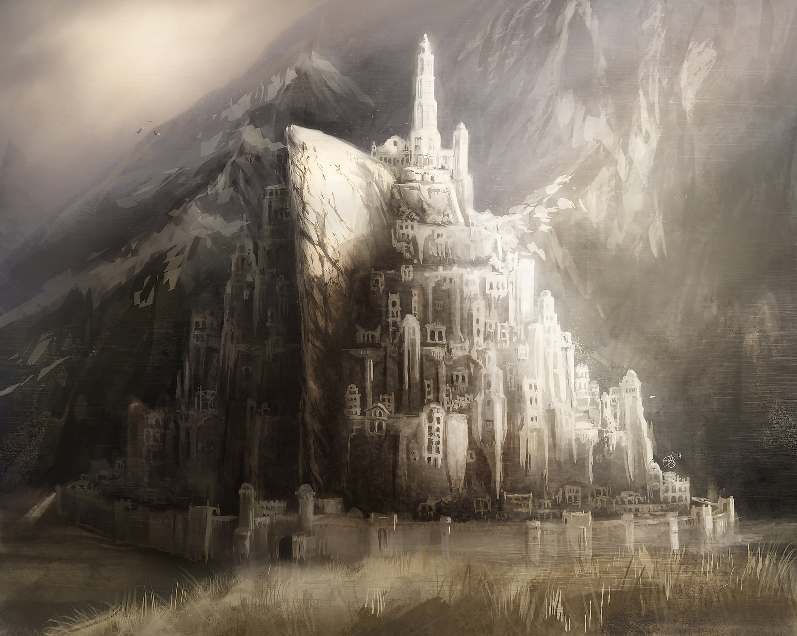 Minas Tirith Wallpaper (#1145407) - HD Wallpaper & Backgrounds Download
