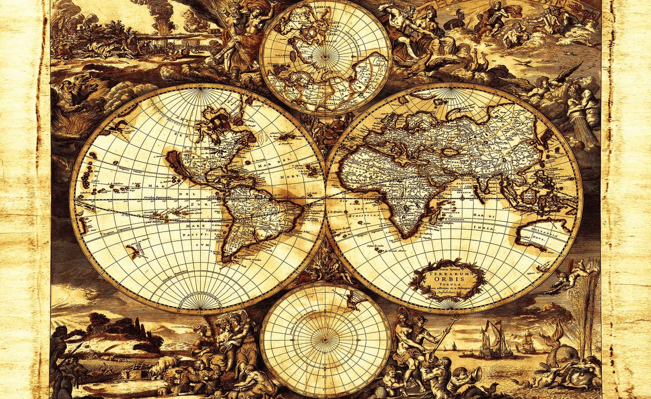 5 - World Map History (#1148424) - HD Wallpaper & Backgrounds Download