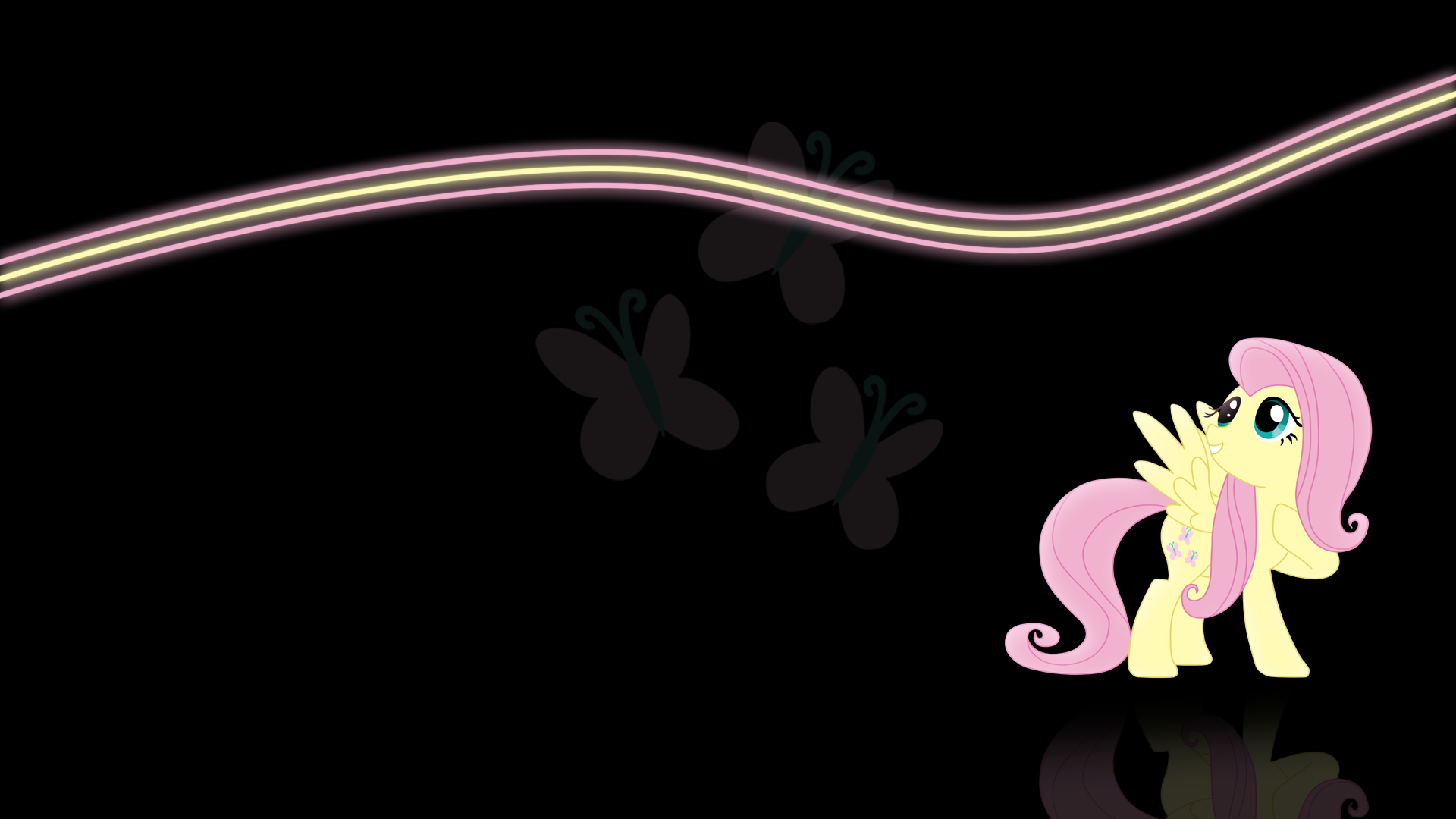 Fondo De Pantalla De Fluttershy 1920x1080