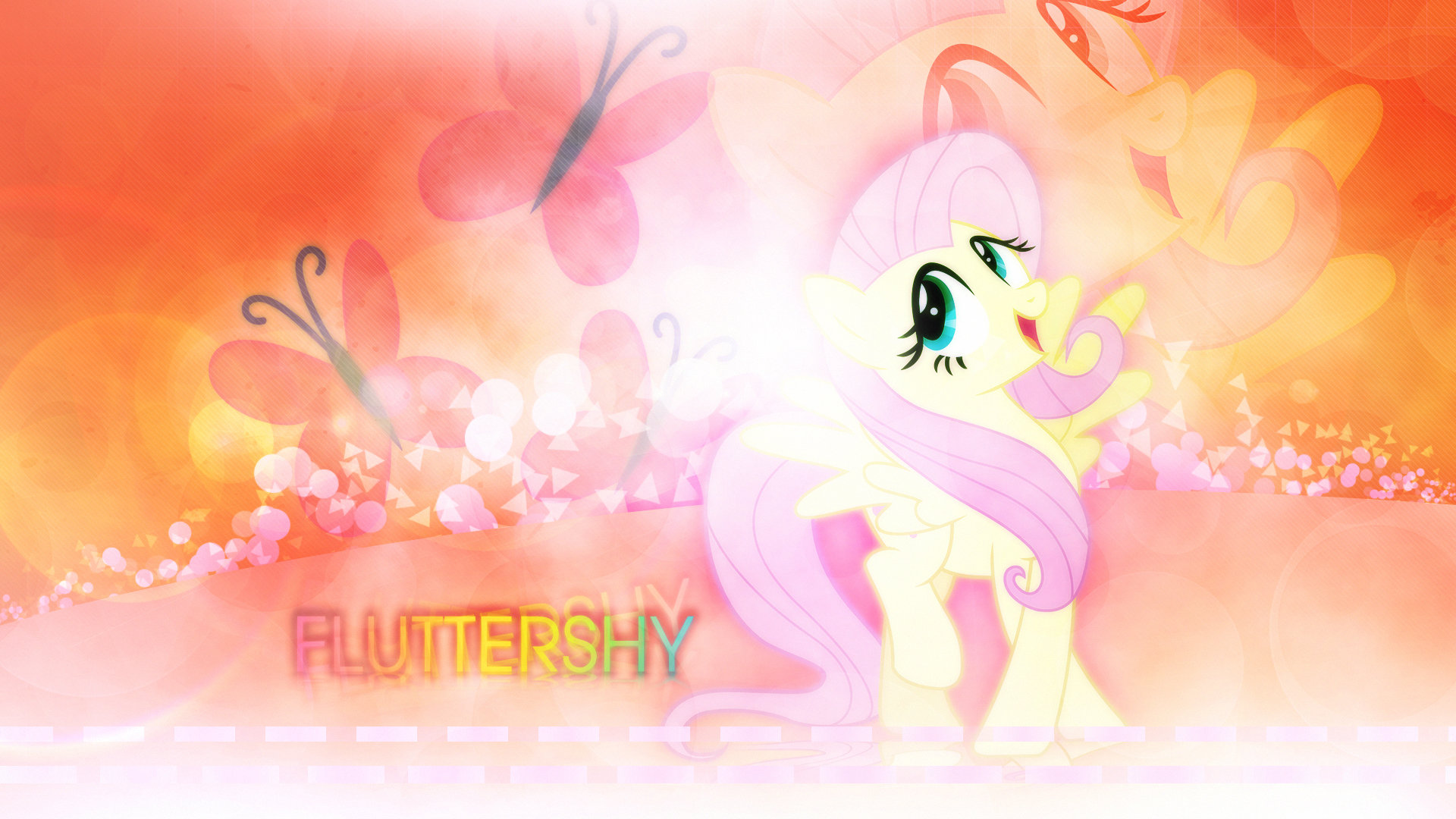 Download Download Full Hd Fluttershy Computer Wallpaper Id - Fondos De ...