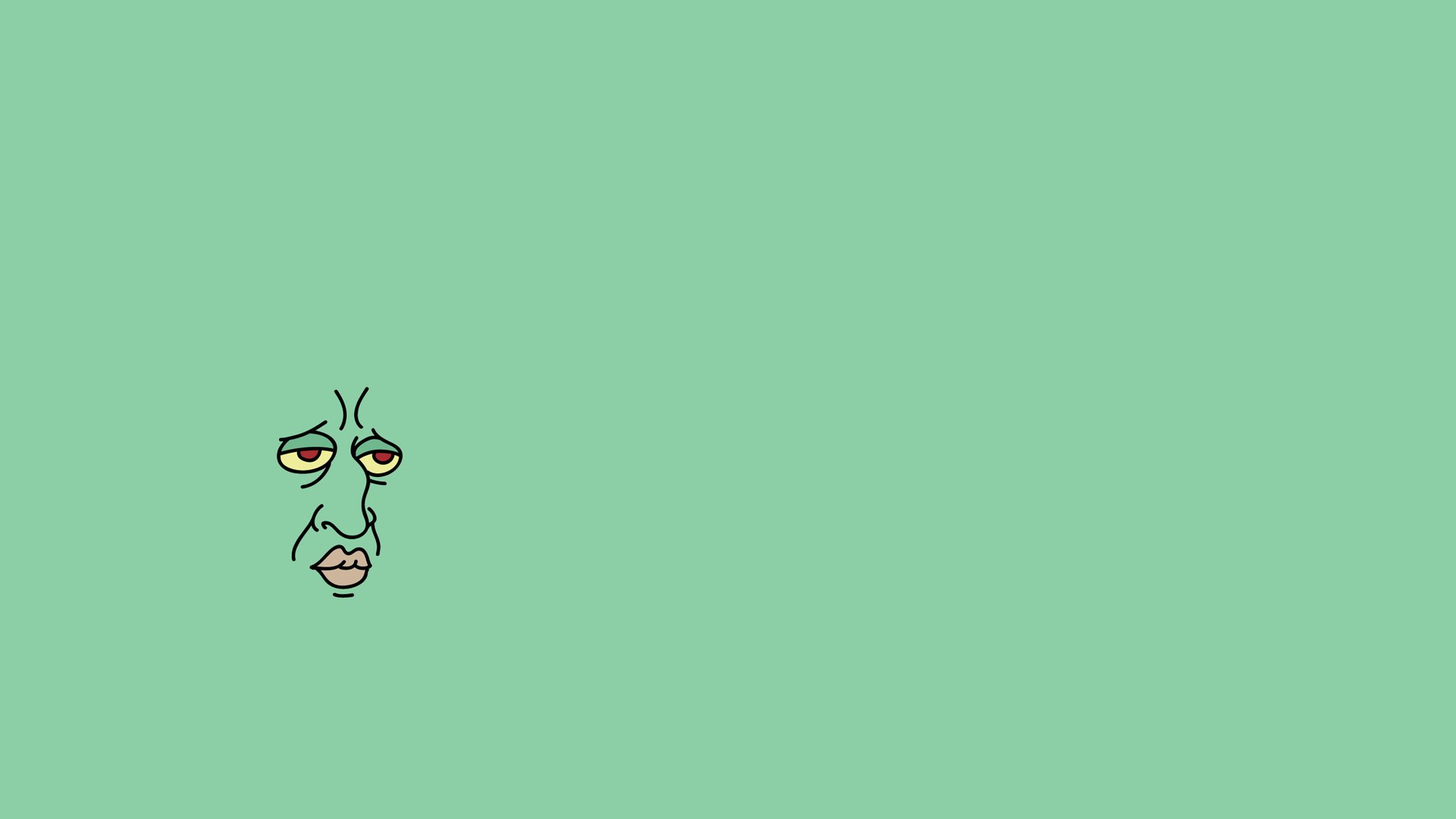 Squidward - Handsome Squidward (#1154965) - HD Wallpaper & Backgrounds ...