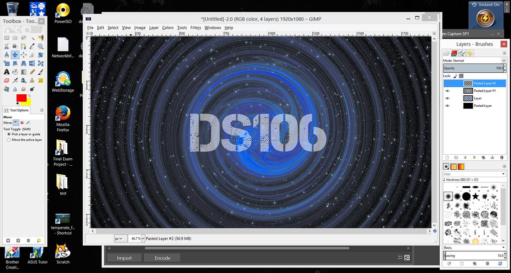 How I Made Wallpaper 4 - Gimp (#1157137) - HD Wallpaper & Backgrounds ...