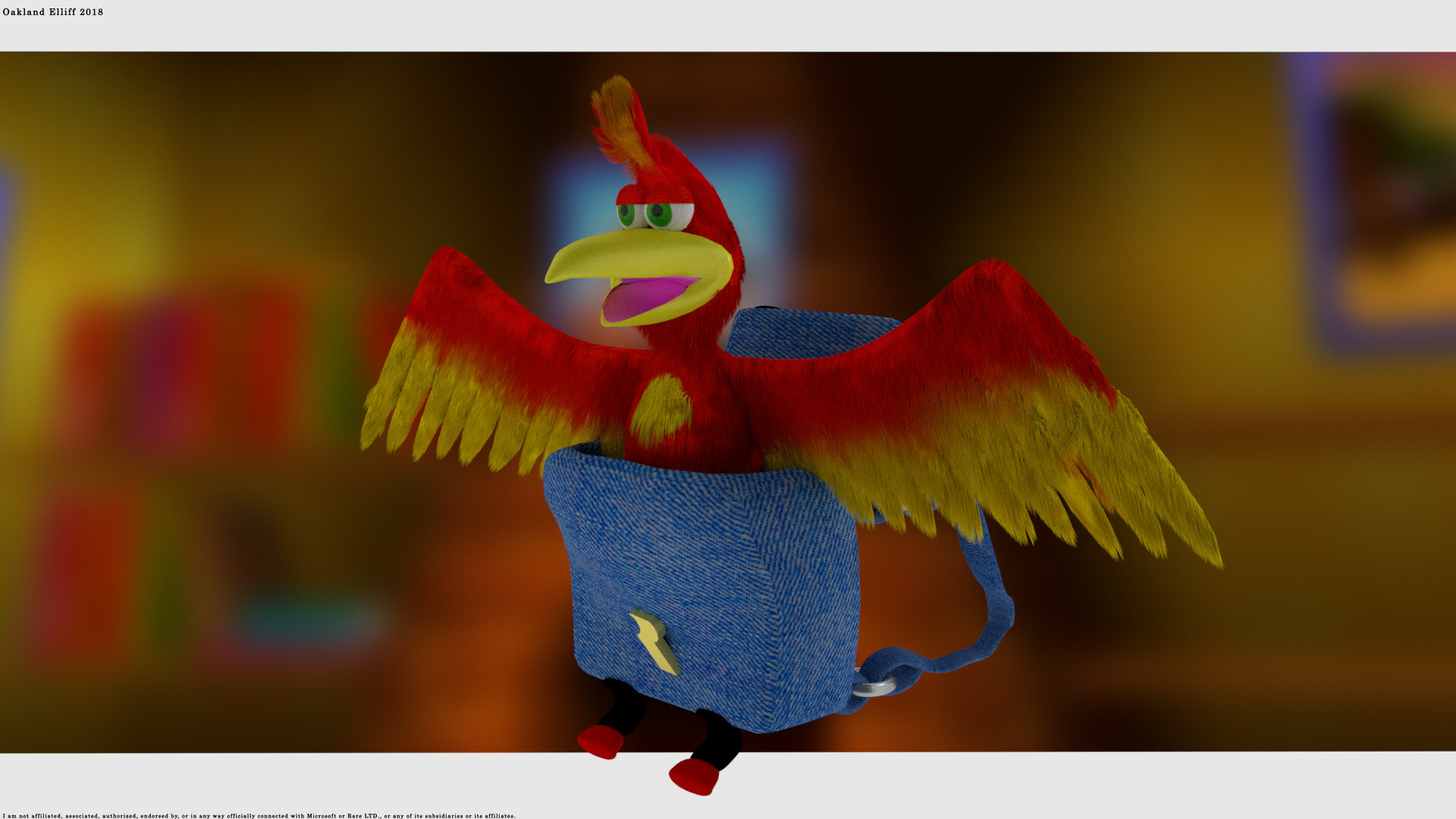 Oakland Elliff Oakland Elliff Render - Coraciiformes (#1159179) - HD ...