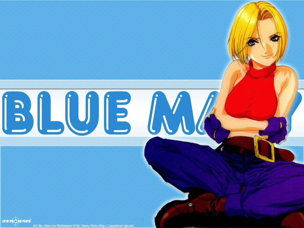 Blue Mary Wallpaper - Kof Blue Mary (#1173620) - HD Wallpaper ...