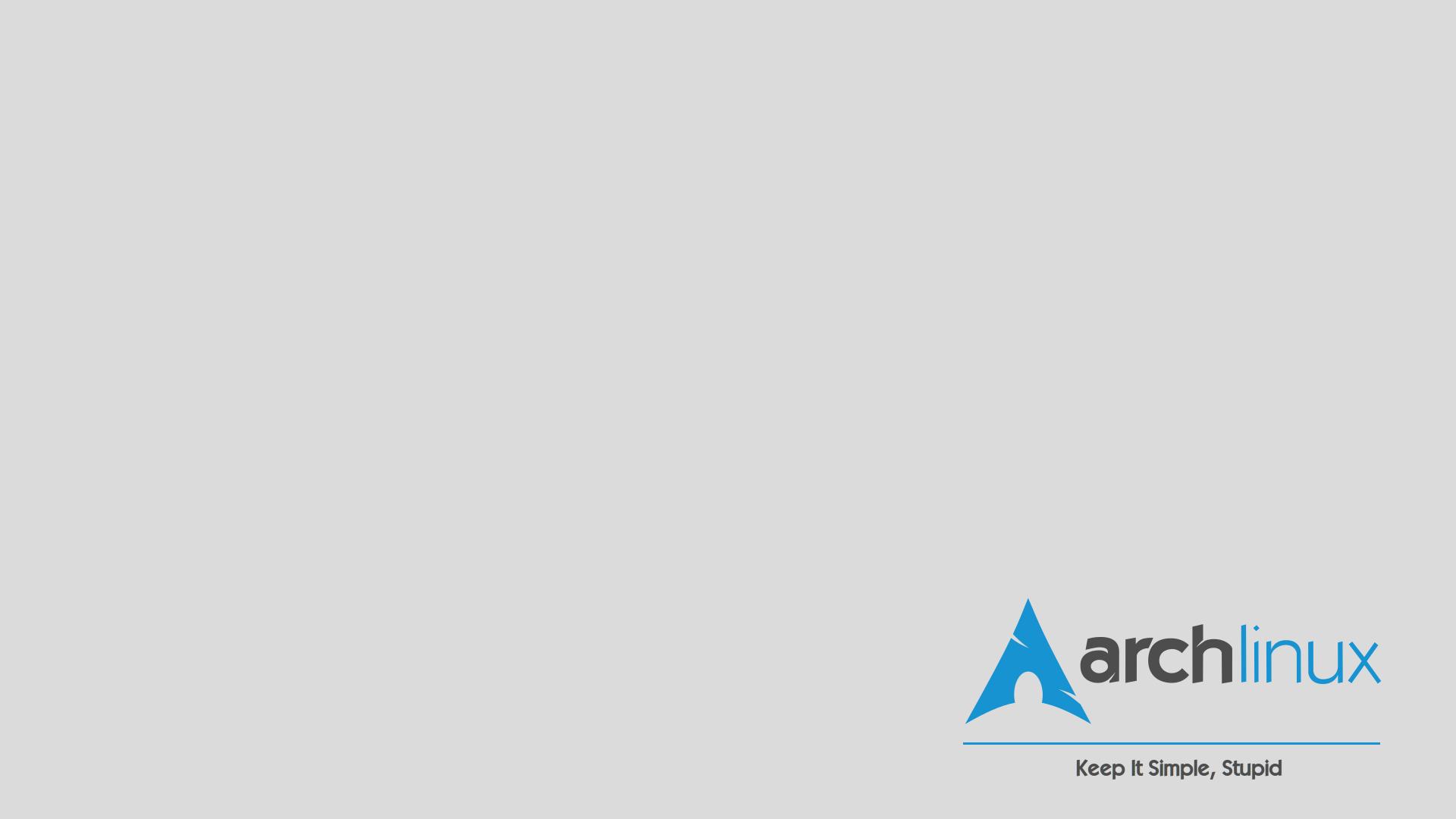 Very Simple Arch Linux Wallpaper - Arch Linux (#1183136) - HD Wallpaper ...