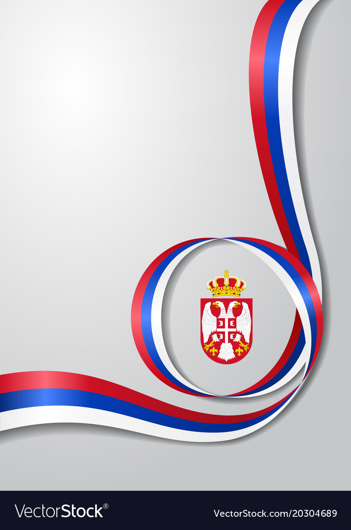 Serbian Flag Wavy Background Vector Image - Graphic Design (#1187063 ...