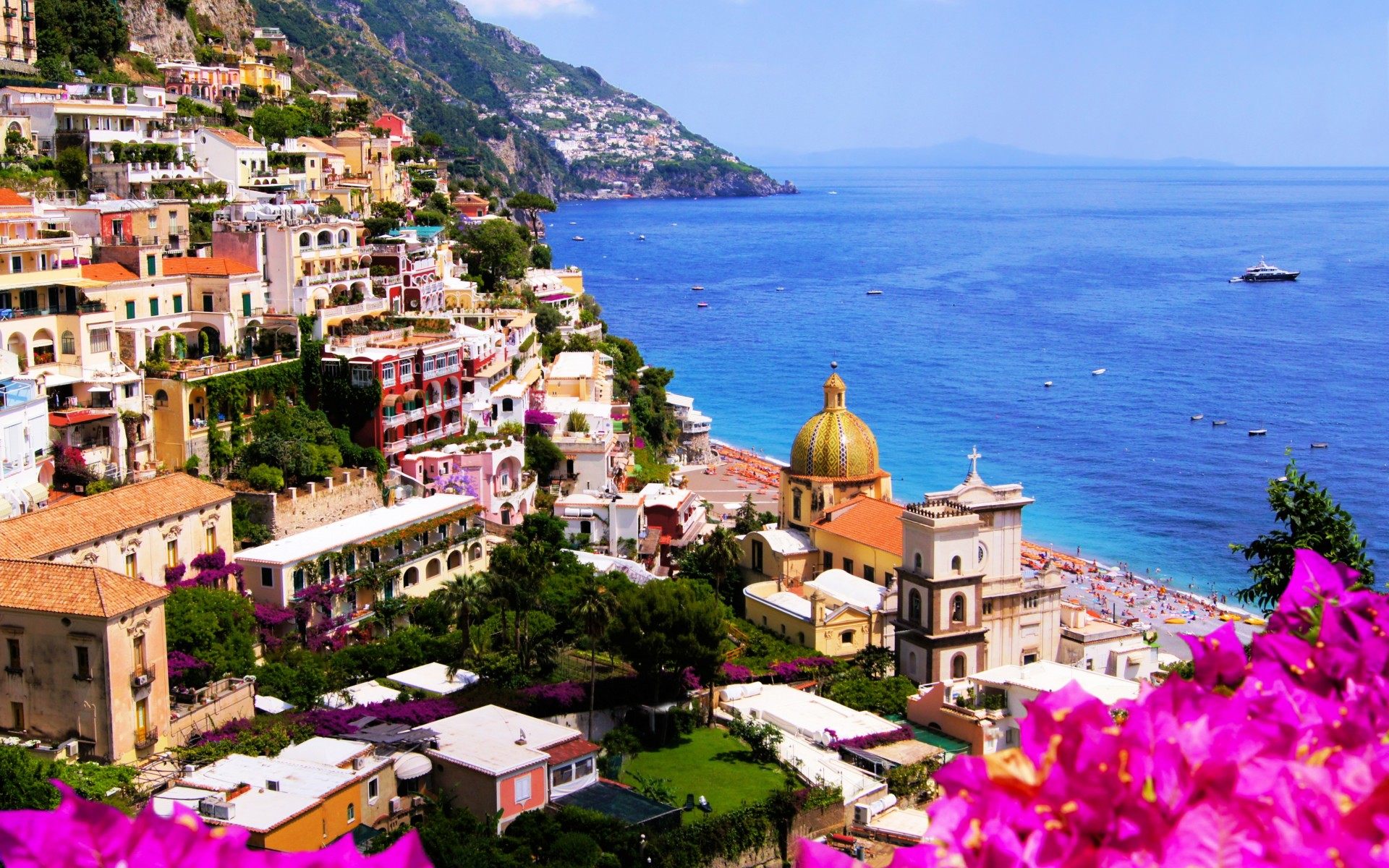 Positano Wallpaper - Positano (#1192253) - HD Wallpaper & Backgrounds ...