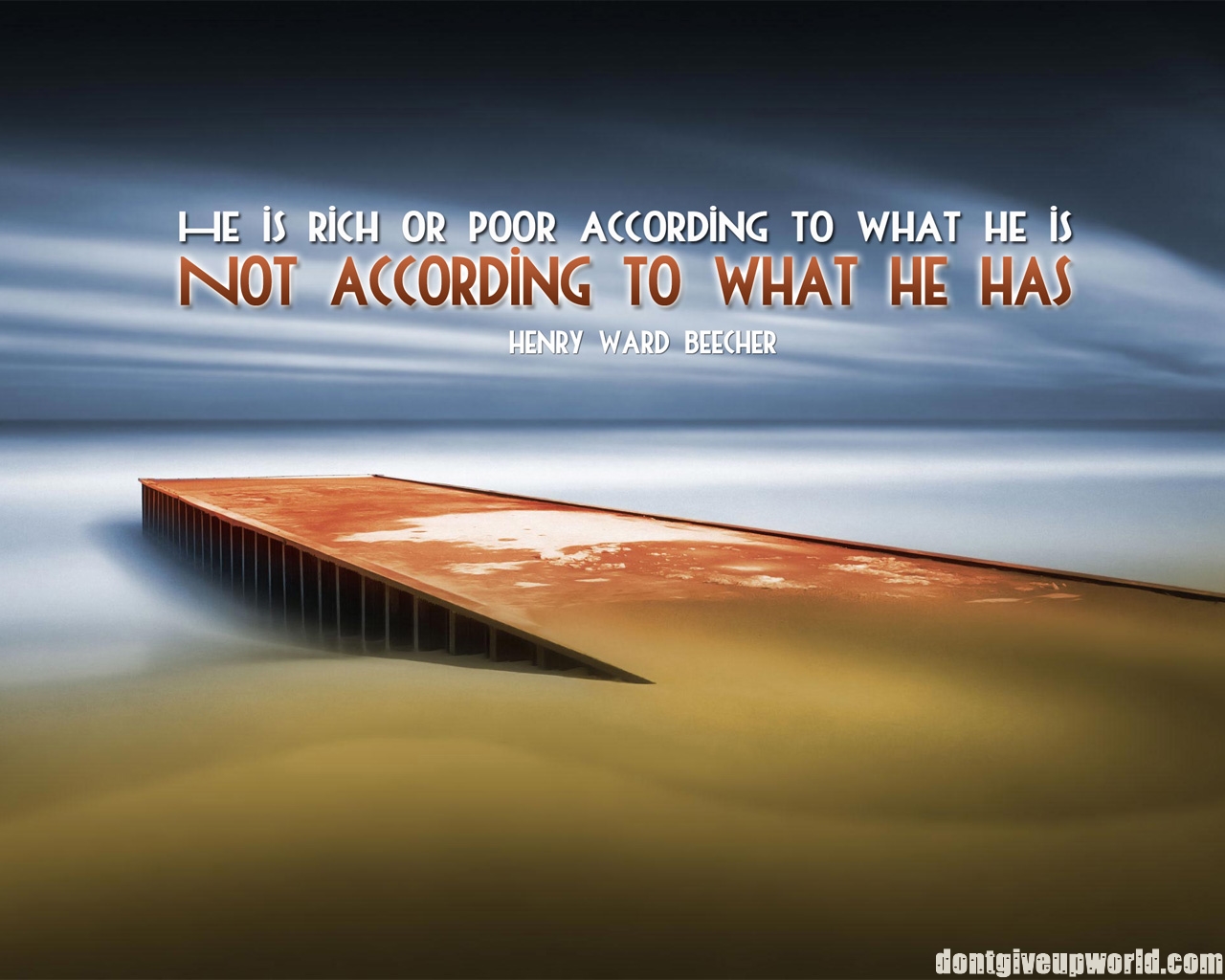 Motivational Wallpaper On Fortune And Value - Pier (#1193008) - HD ...