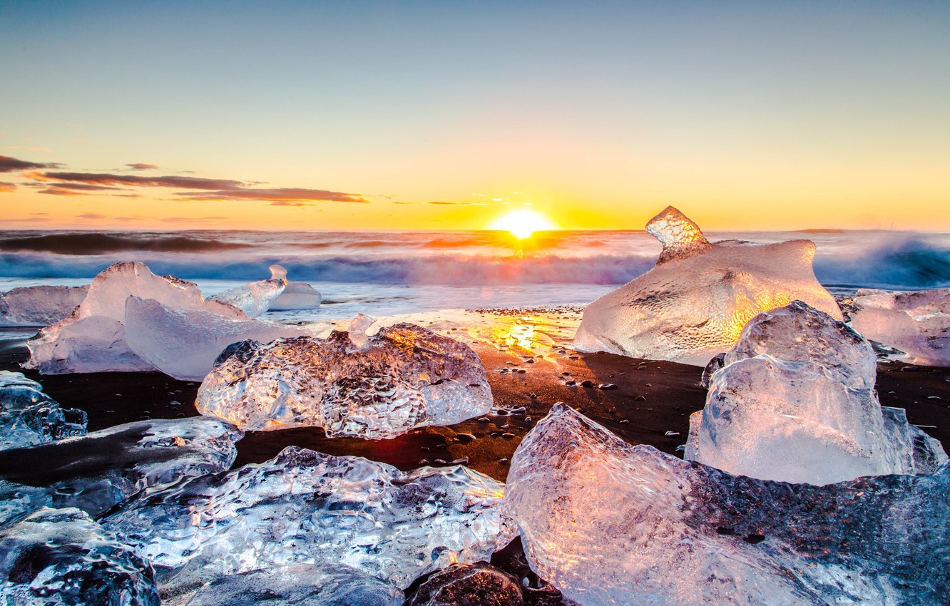 Photo Wallpaper The Sun, Ice, Melting - Sfondi Ultra Hd Smartphone ...