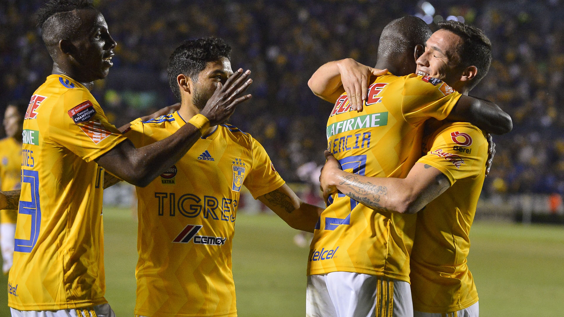 Tigres Uanl Celebrate - Player (#1197125) - HD Wallpaper & Backgrounds ...