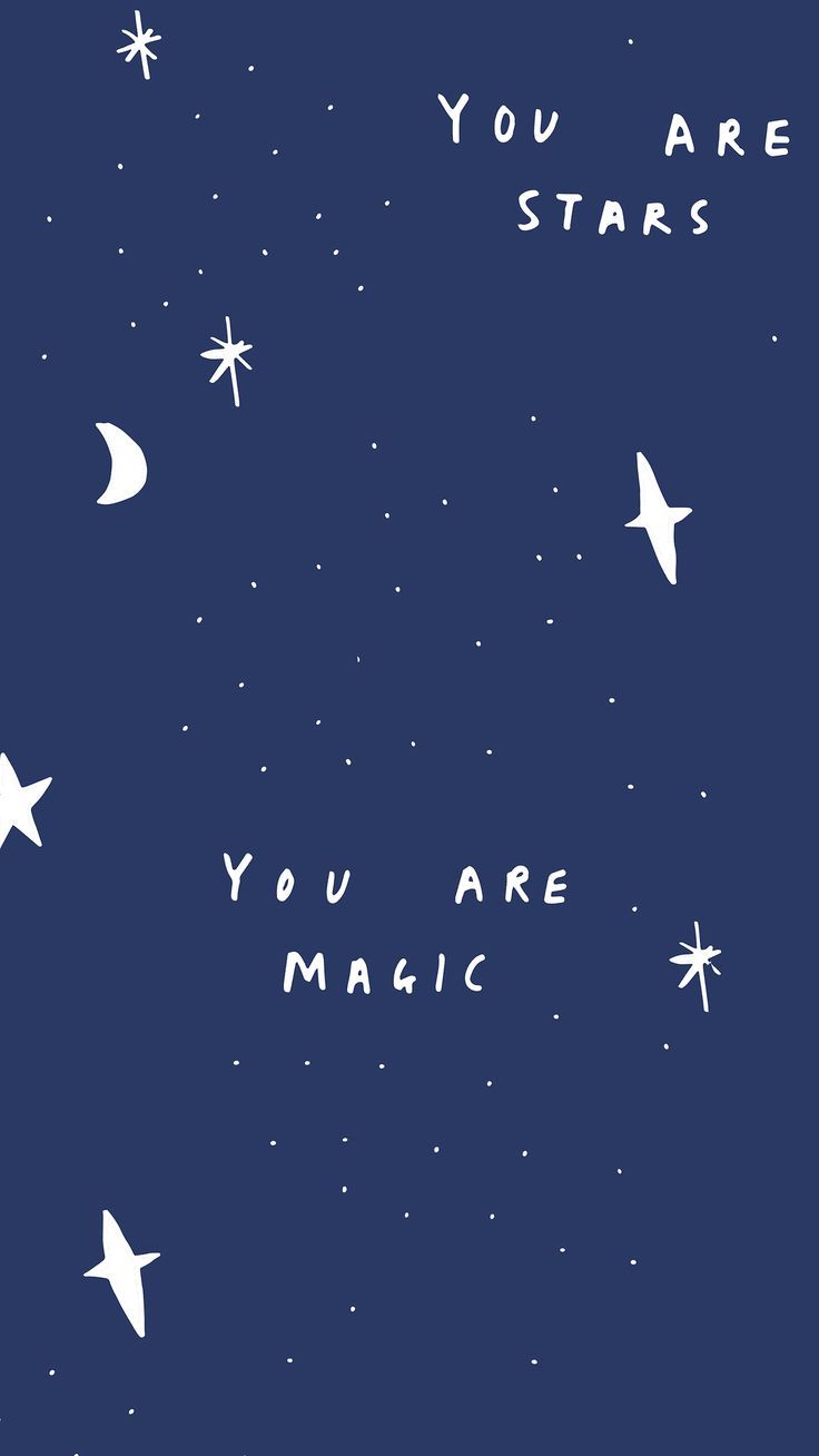 You Are Magic Illustration Motivational Poster Magic - You Are Stars ...