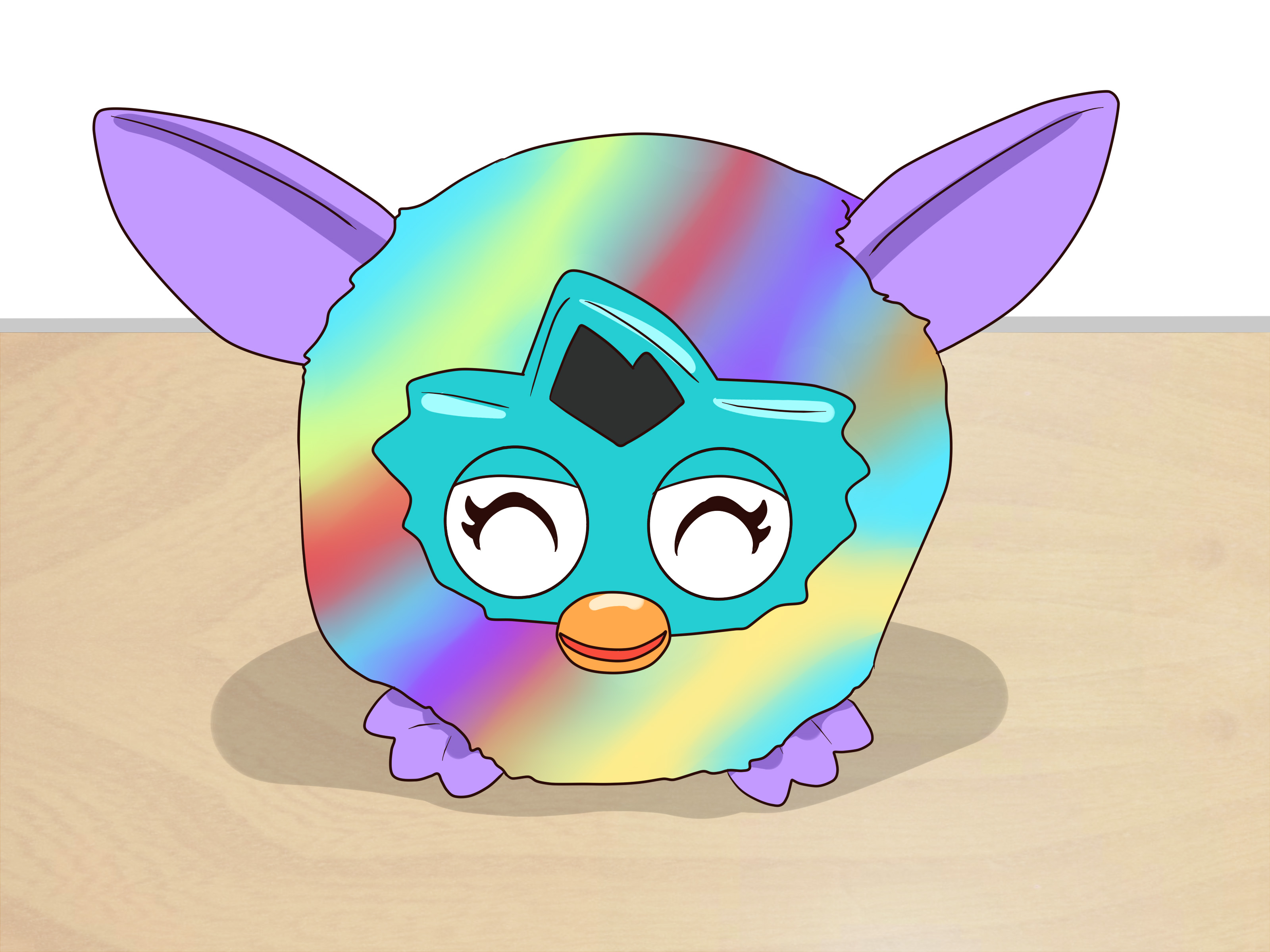 How To Turn On A Furby - Cartoon (#1204356) - HD Wallpaper ...