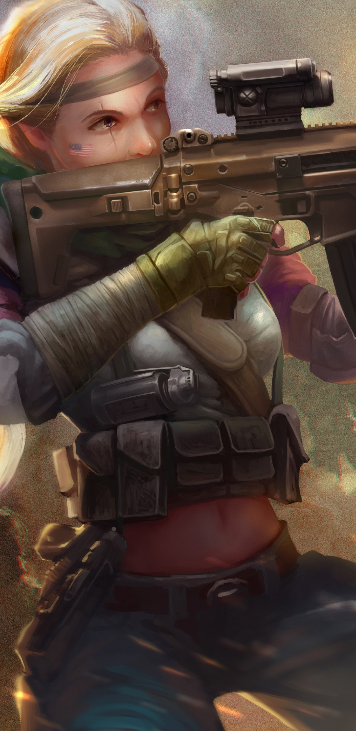 Girl Soldier, Homefront - Блондинка С Автоматом (#1207528) - HD ...