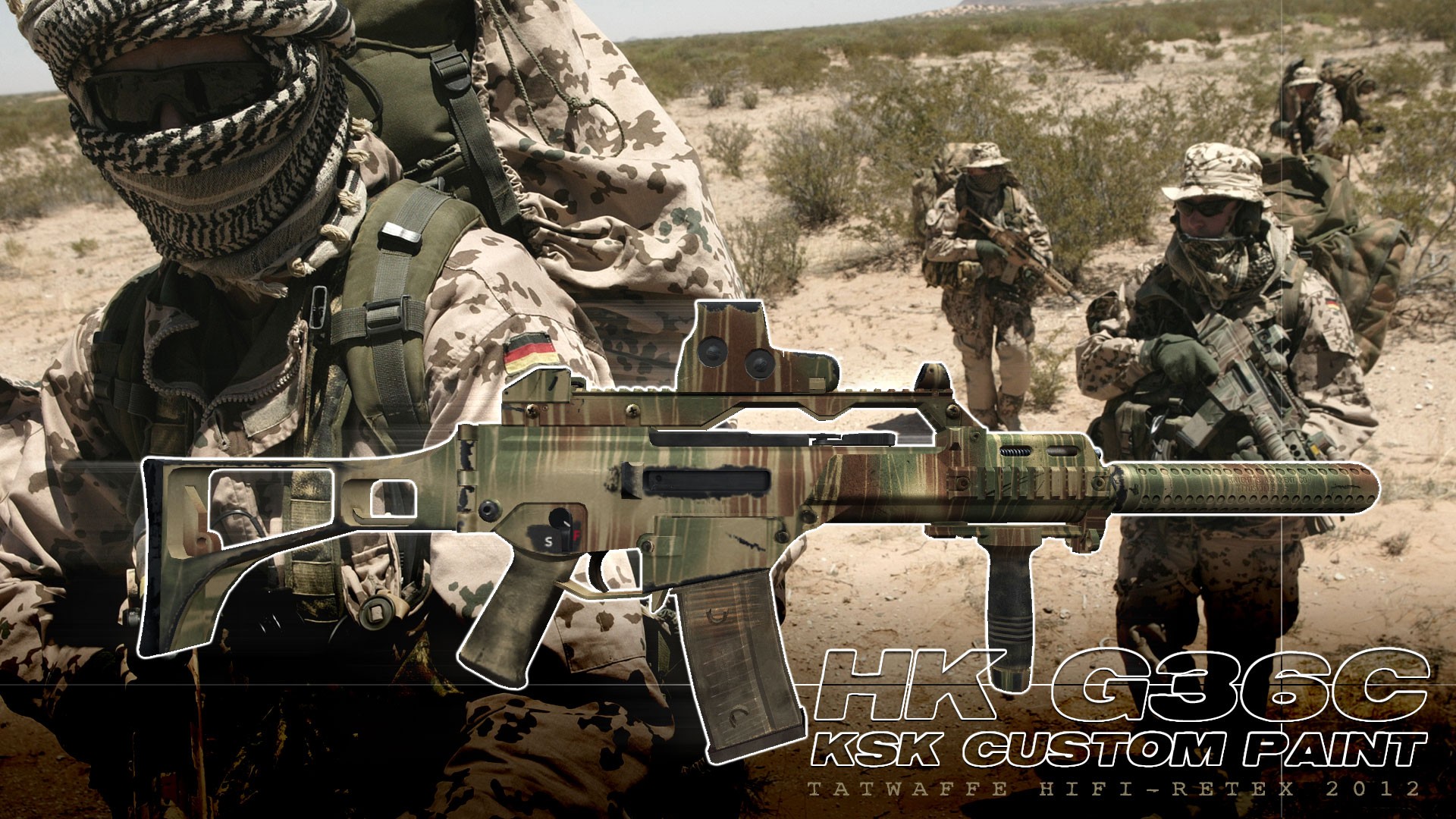 Hkg36c Ksk -custom Paint - German Ksk (#1232453) - HD Wallpaper ...