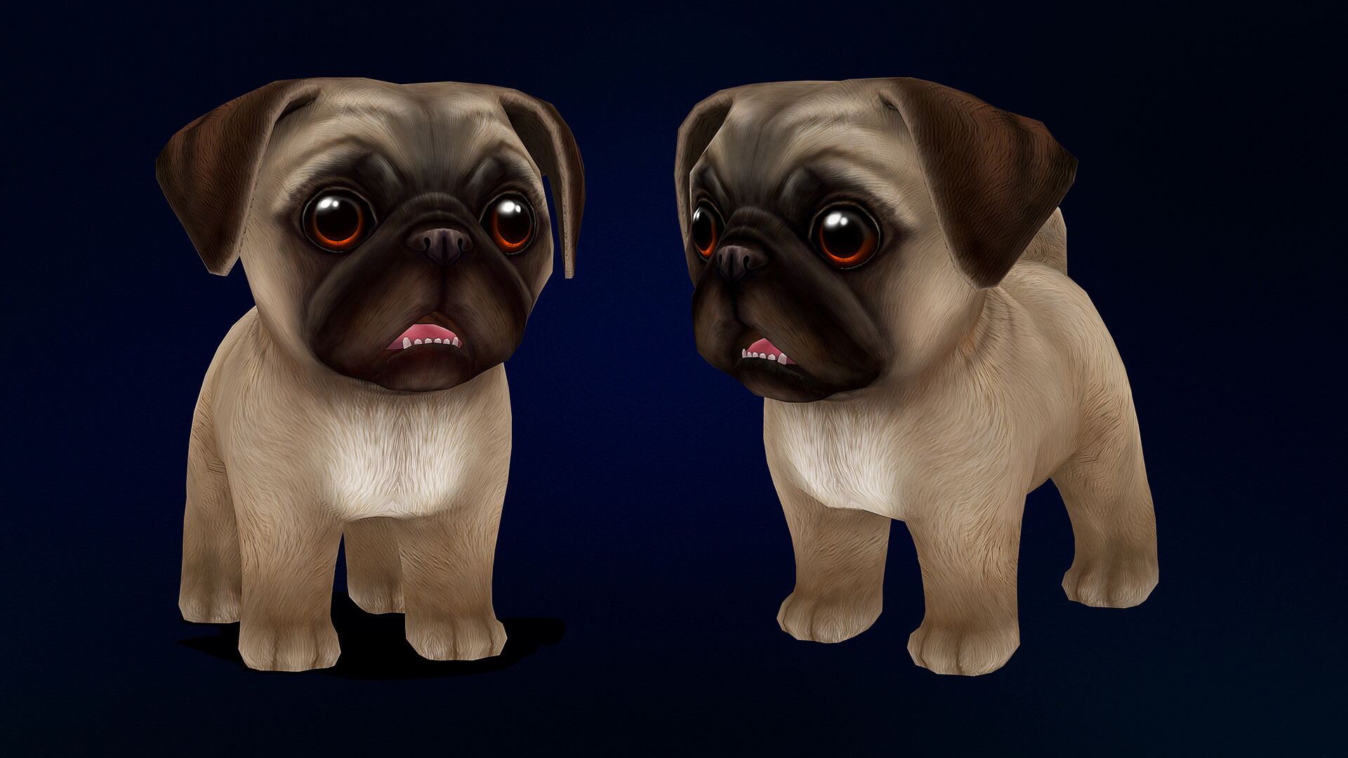 Vlx Marchenko Mops - Pug (#1238873) - HD Wallpaper & Backgrounds Download