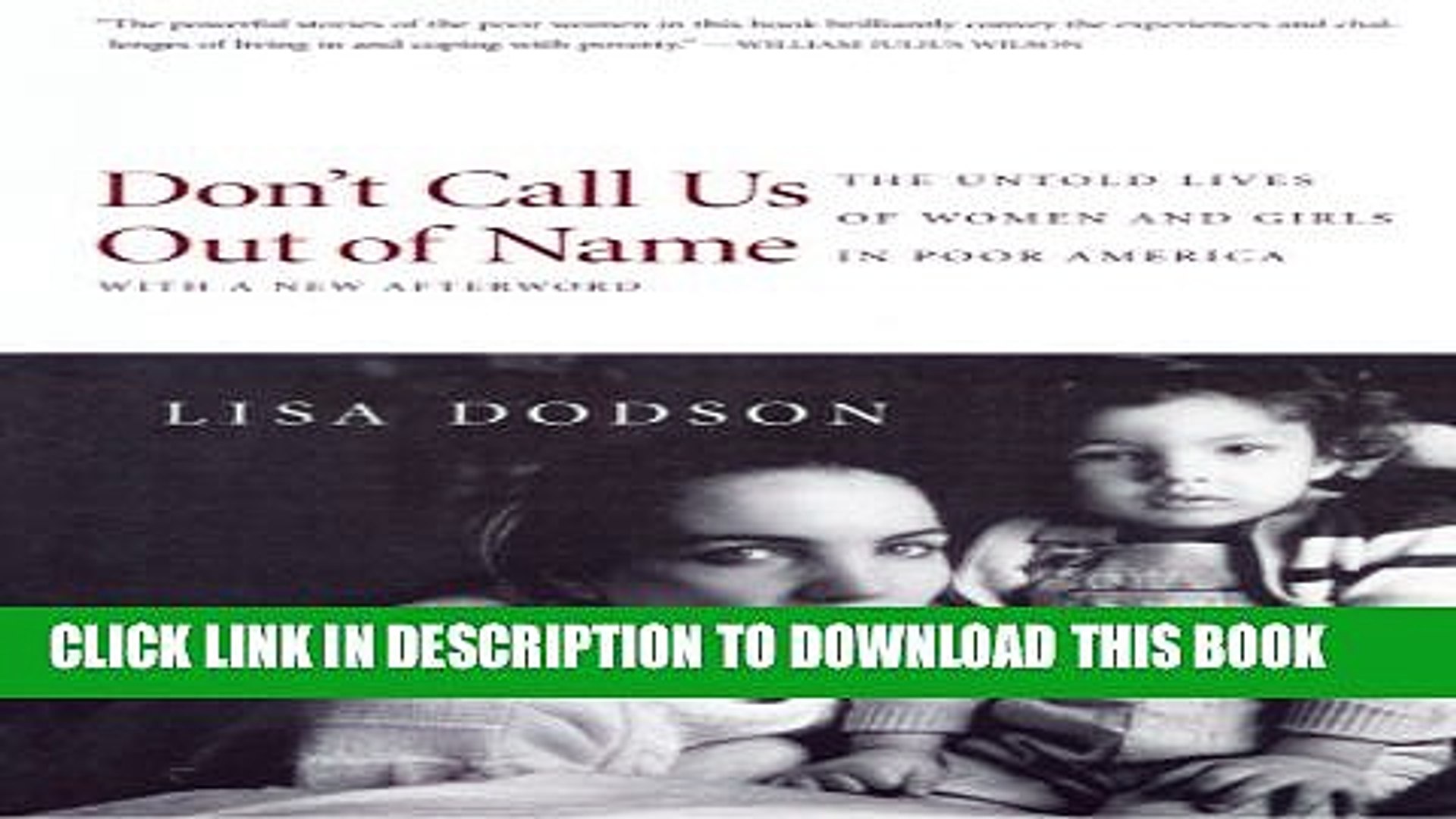 [pdf] Don T Call Us Out Of Name - Book Cover (#1253794) - HD Wallpaper ...