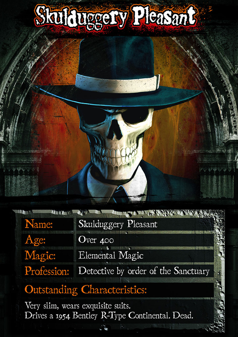 Download Skulduggery Pleasant Fondo De Pantalla With A Fedora ...
