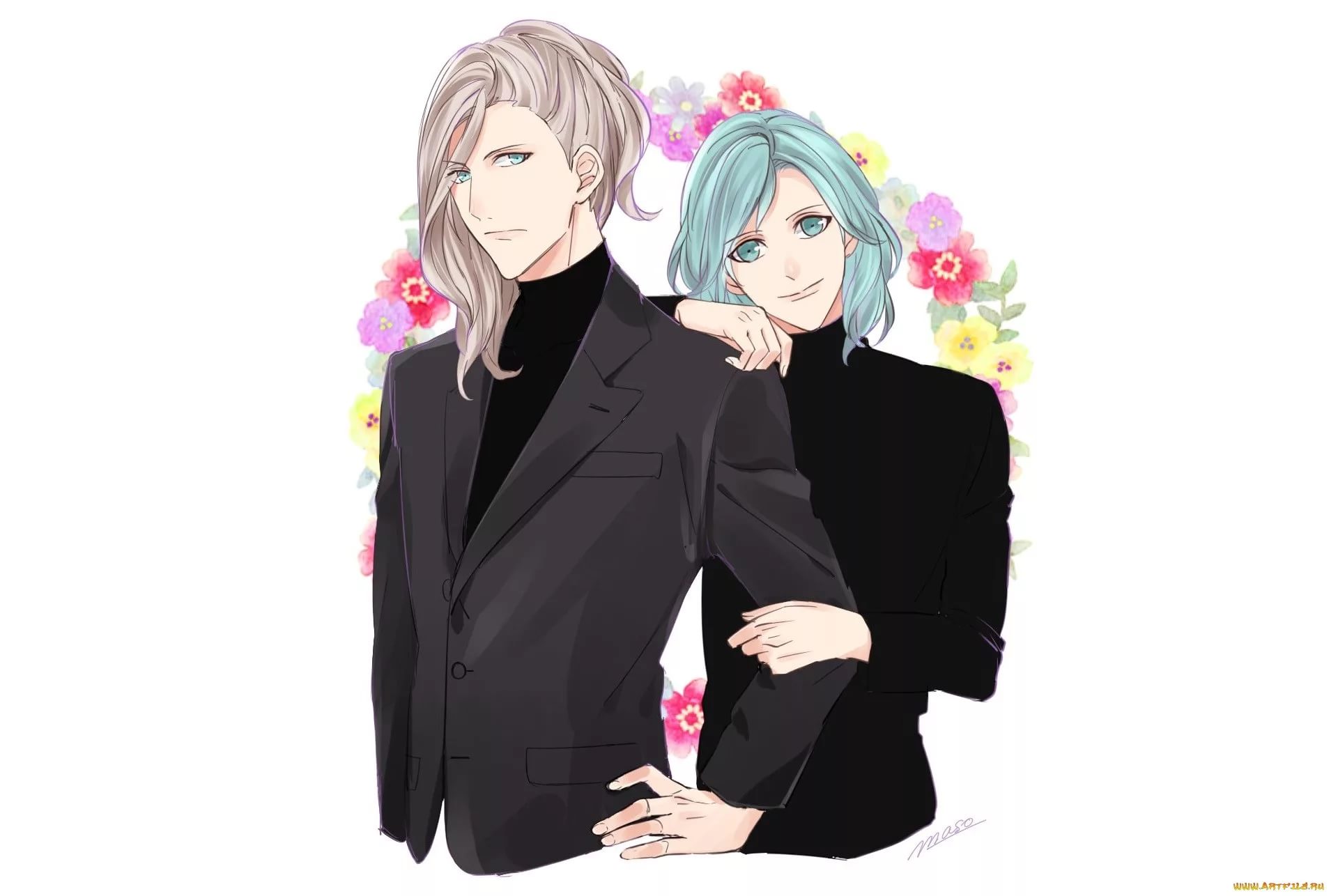 Uta No Prince-sama - Cartoon (#1295451) - HD Wallpaper & Backgrounds ...