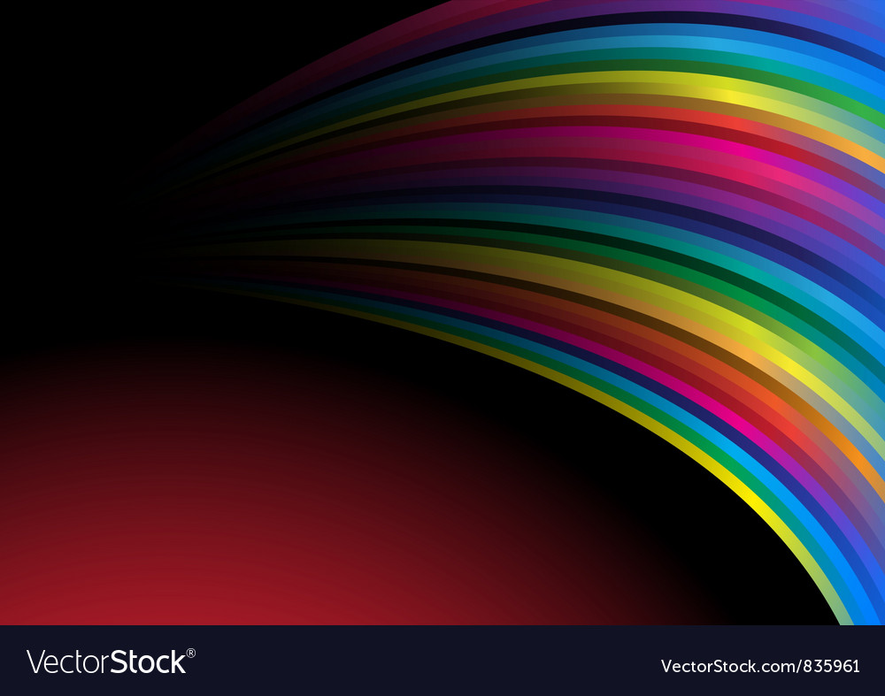 Rainbow Wallpaper Vector Image - Rainbow (#133478) - HD Wallpaper ...
