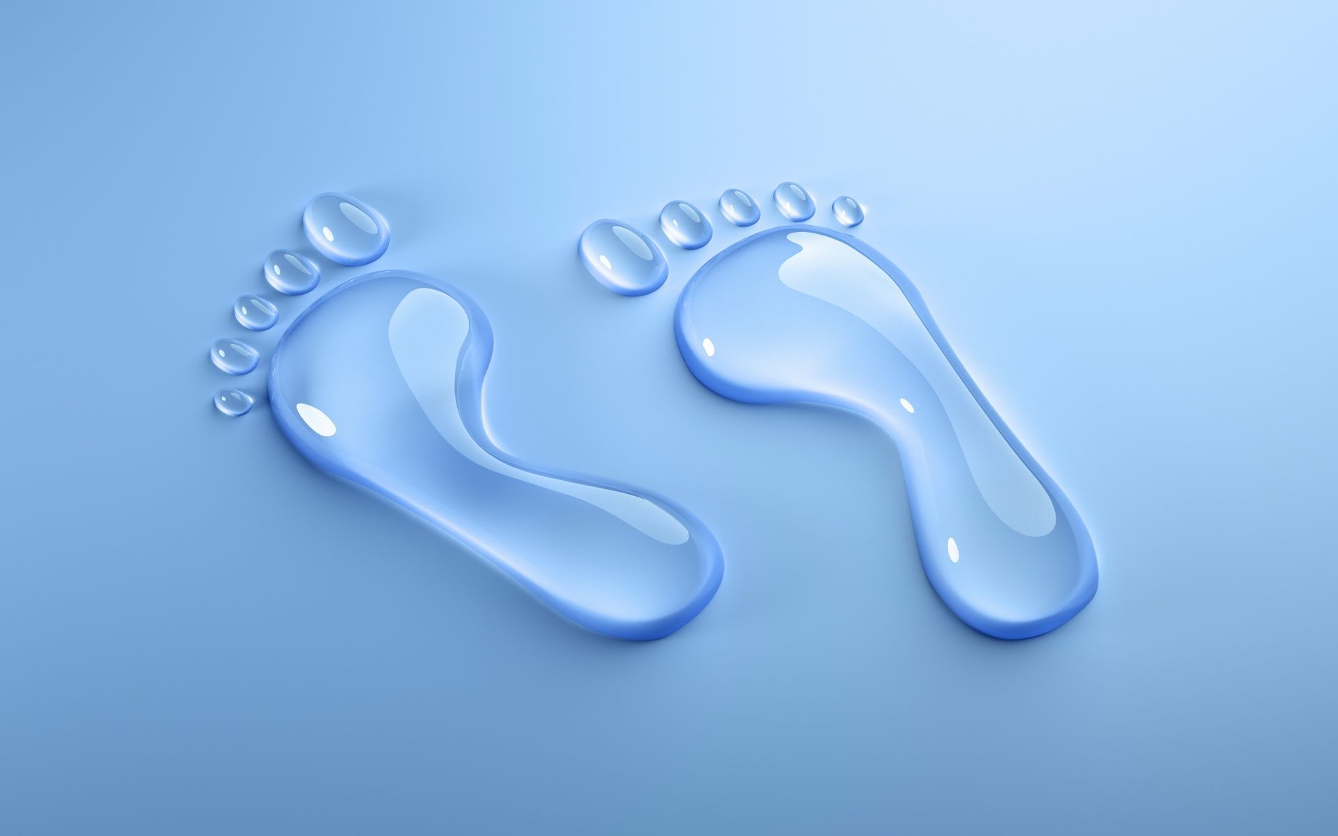Water Wallpaper Foot Prints - Water Foot Prints (#137209) - HD ...
