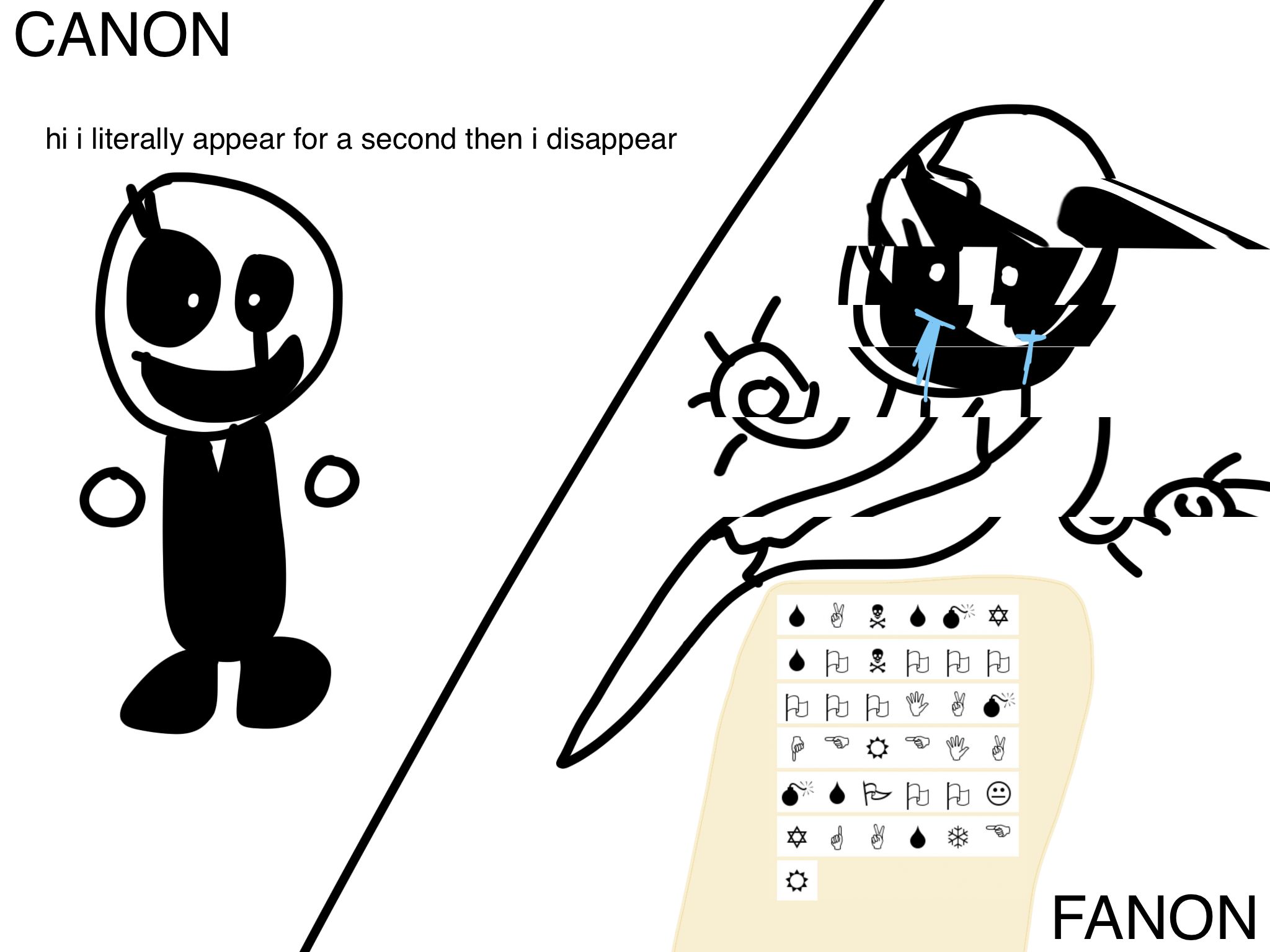 Canon Gaster Vs Fanon Gaster - Fanon Vs Canon Gaster (#1309610) - HD ...