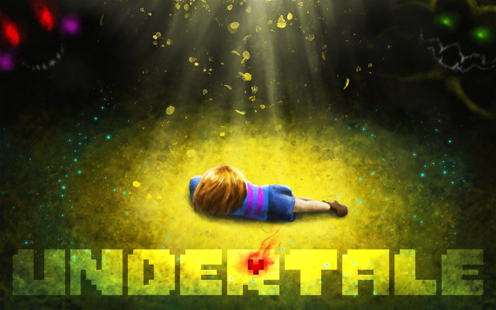 Undertale Fall (#1309842) - HD Wallpaper & Backgrounds Download