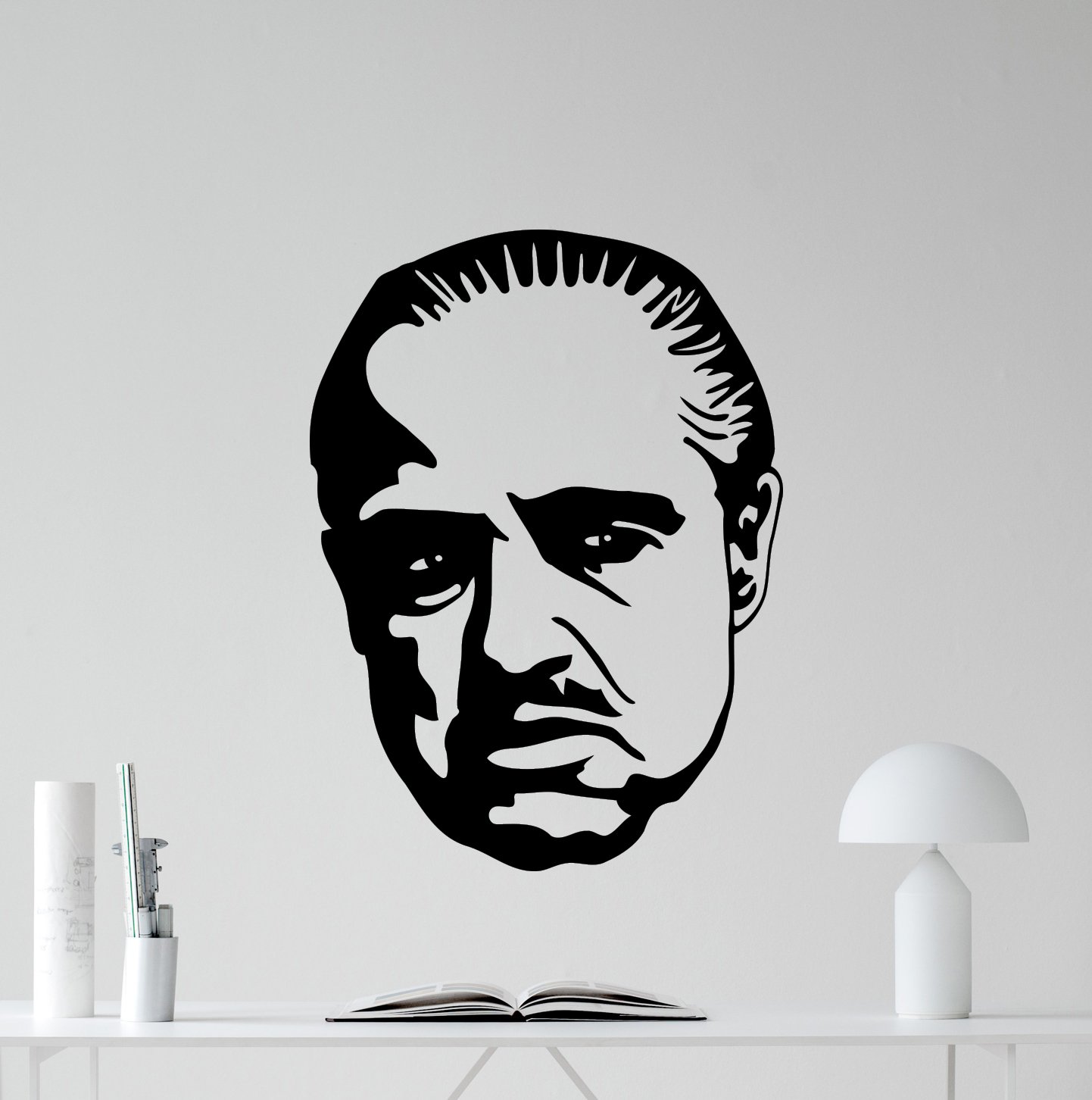 Marlon Brando Wall Decal The Godfather Vinyl Sticker - Godfather Png ...