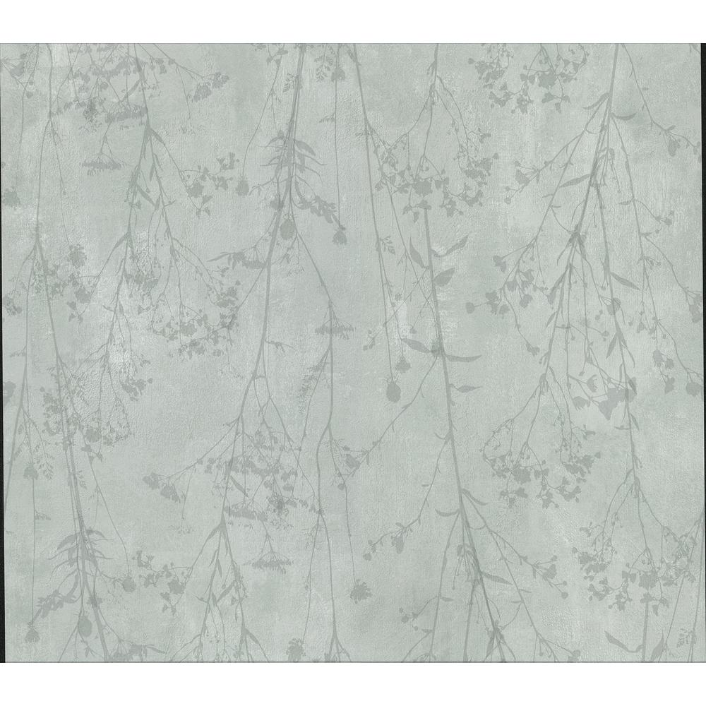 Advantage Tanner Sage Floral Silhouette Wallpaper 2814-802030 - Motif ...